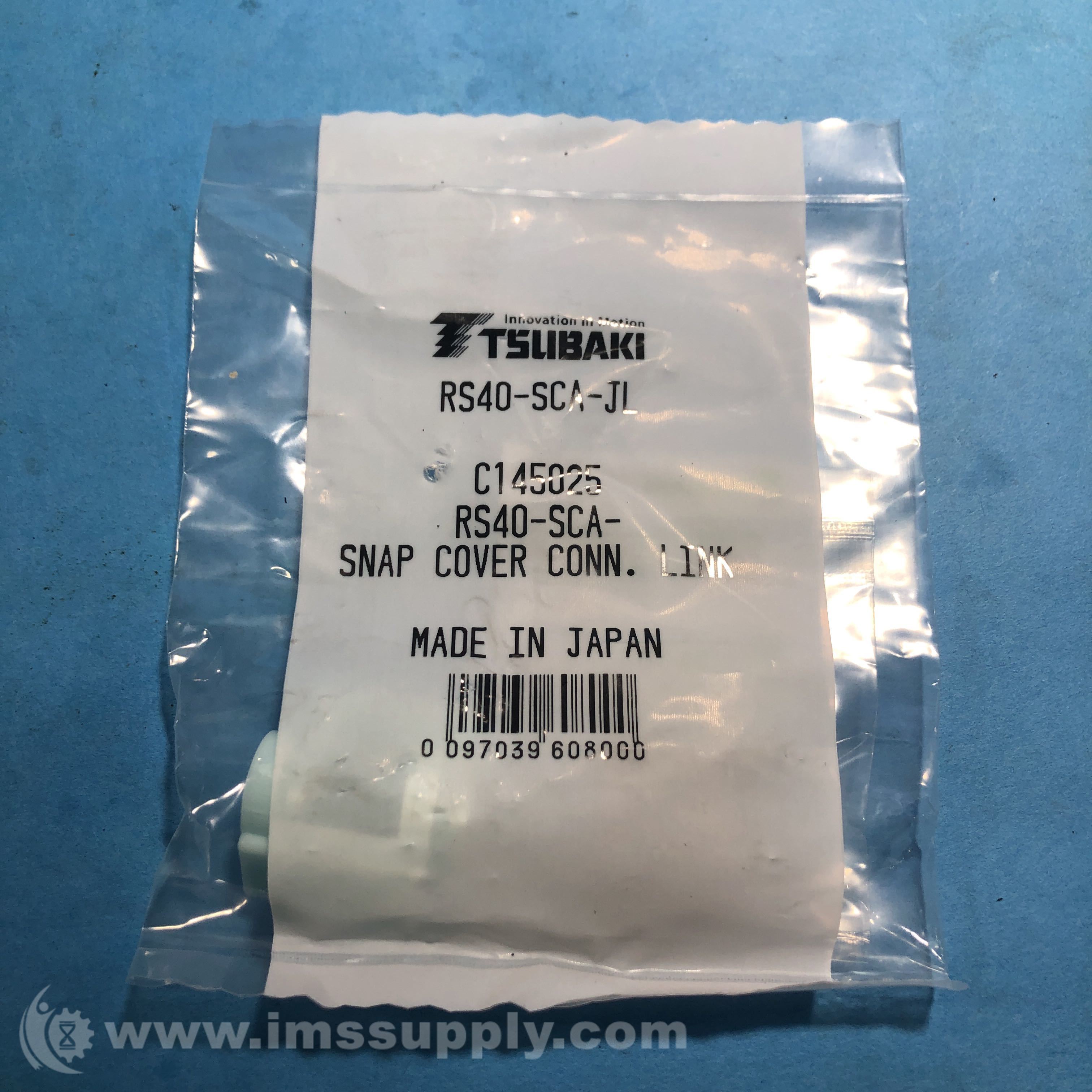 Tsubaki Chain Co. RS40-SCA-240L-3M 120 Link Plastic Roller Chain - IMS Supply