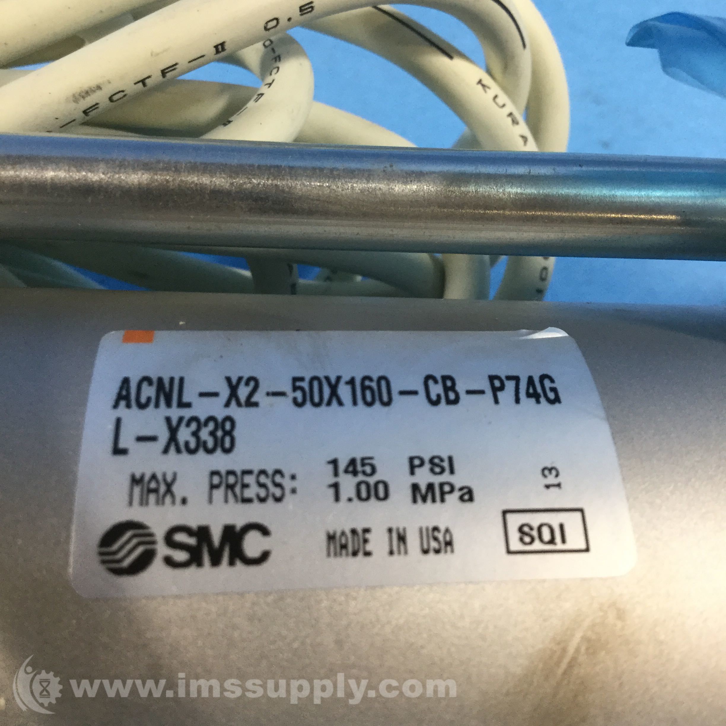 SMC ACNL-X2-50X160-CB-P74GL-X338 ACNL Tie-Rod Cylinder, 145psi - IMS Supply