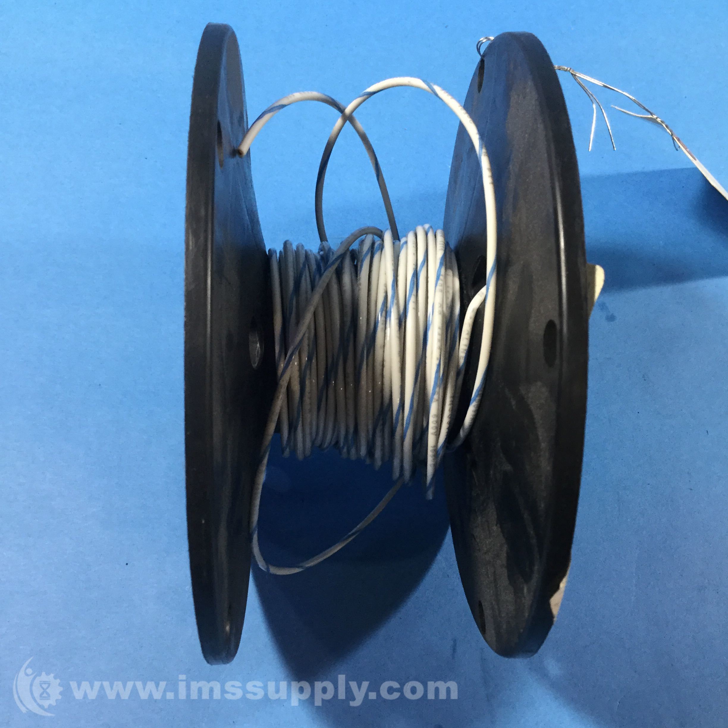 Industrial Wire 6G-1801-25 18 Gauge, TFFN, White and Blue Stripe - IMS ...