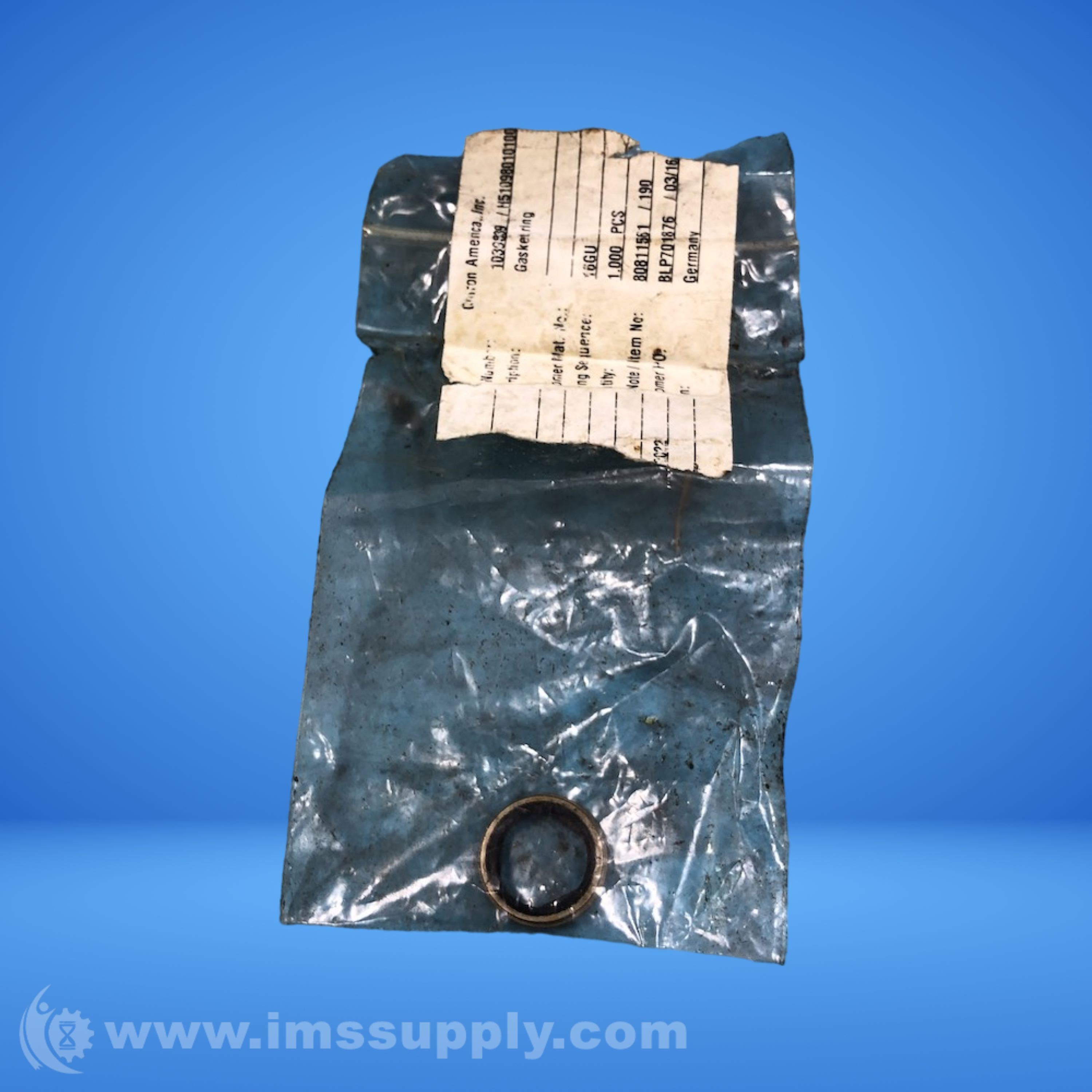 Chiron America 1039839 Gasket Ring - IMS Supply