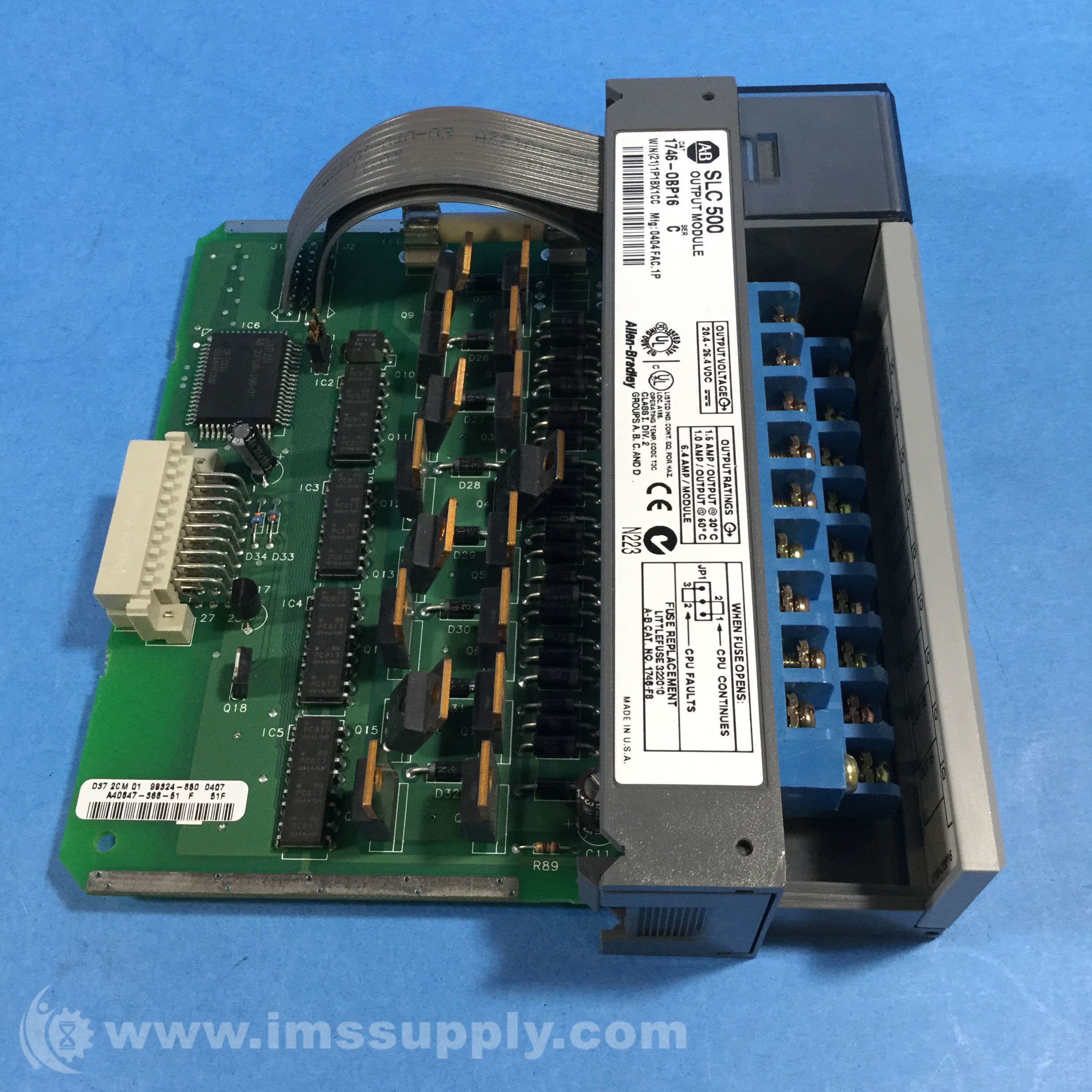 Allen Bradley 1746-OBP16 High Current Sourcing DC Output Module - IMS ...