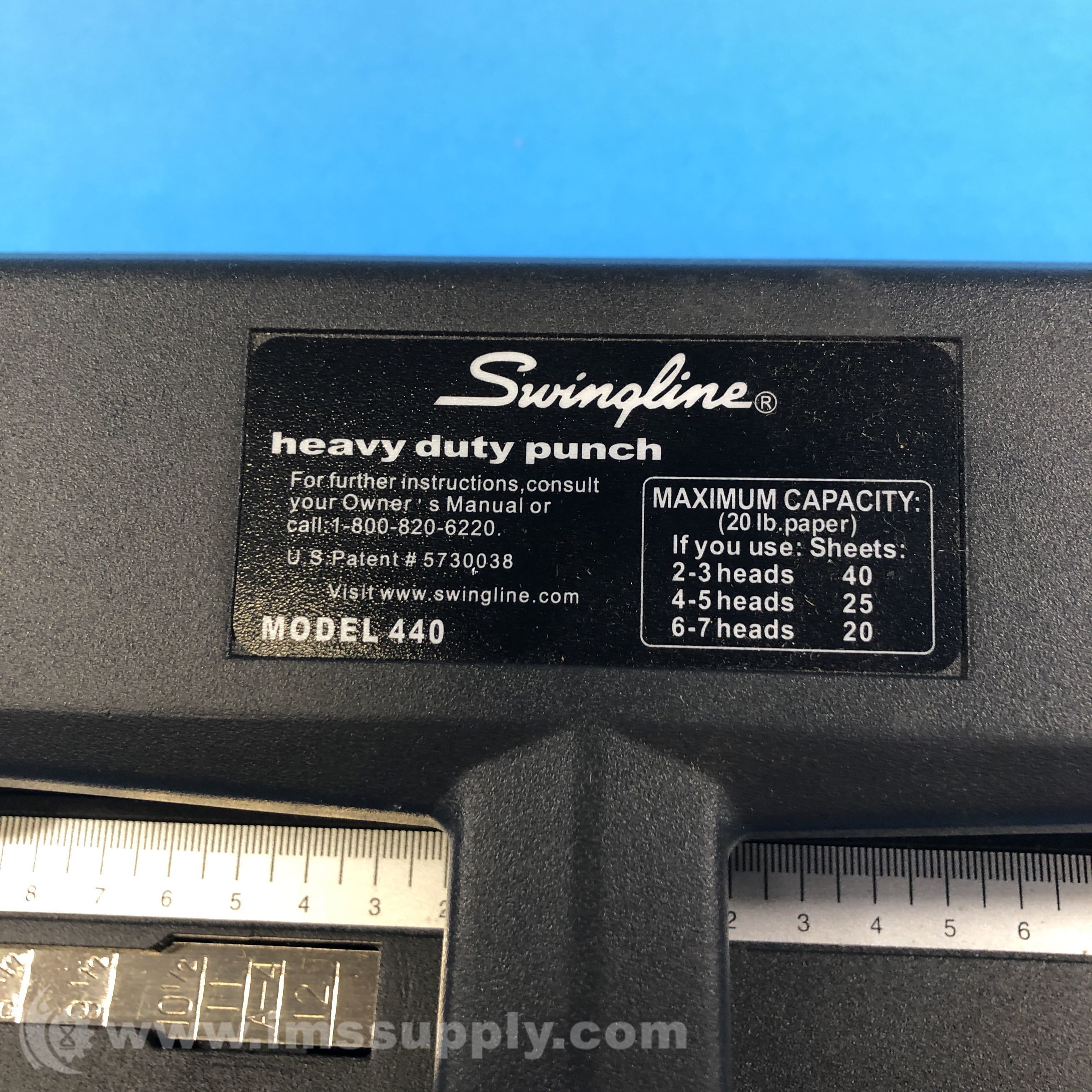 Swingline 440 Heavy Duty Punch - IMS Supply