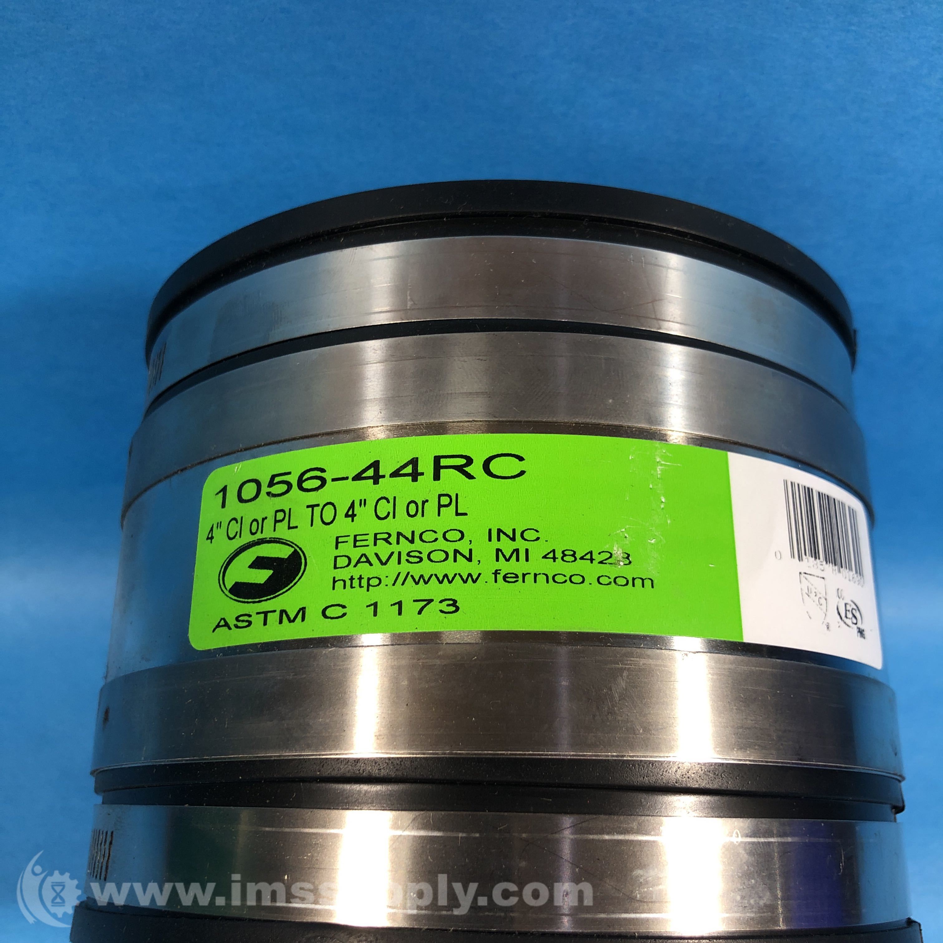 Fernco 1056-44RC 4 inch CL / PL to 4 inch CL / PL Repair Coupling - IMS ...