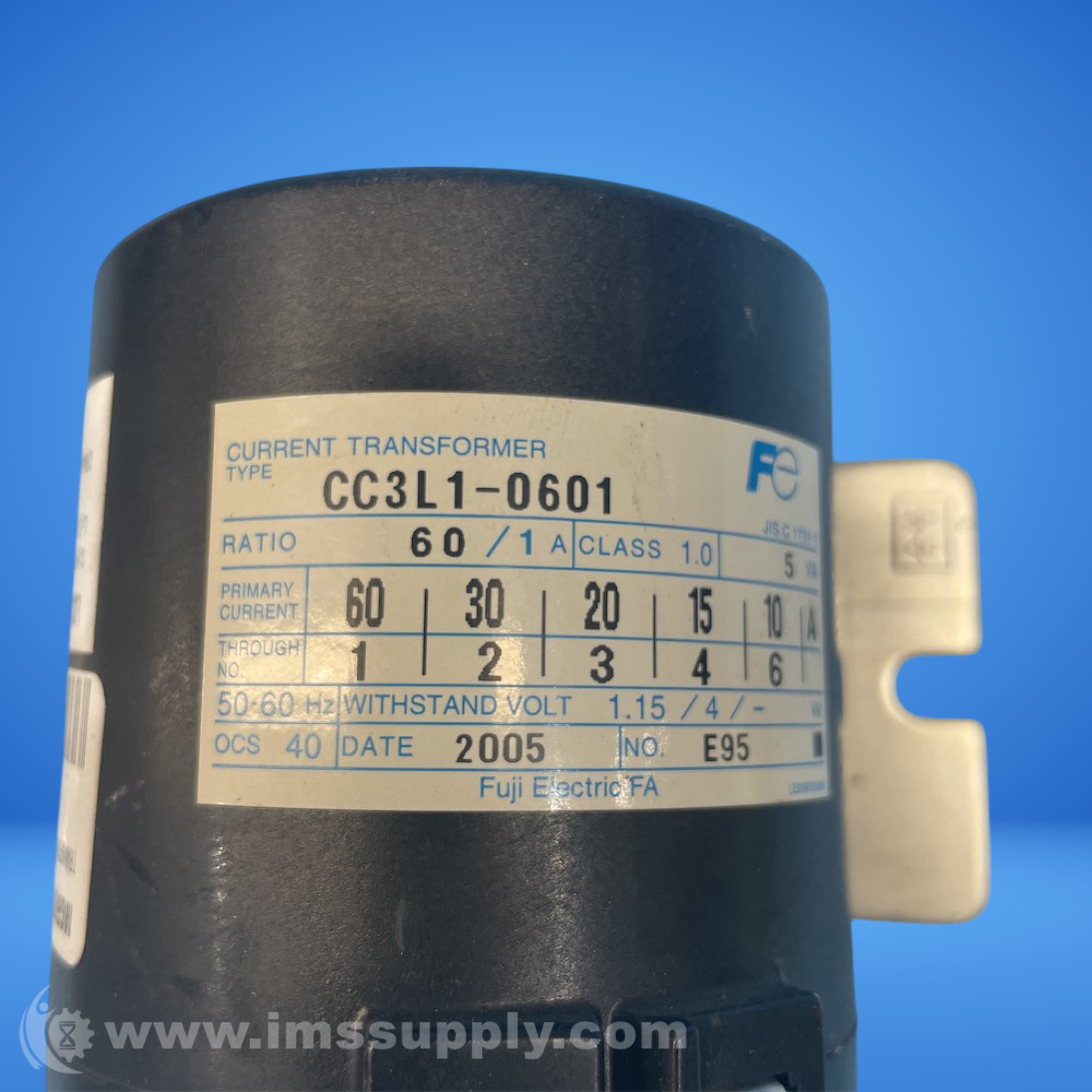 Fuji Electric CC3L1-0601 Current Transformer - IMS Supply