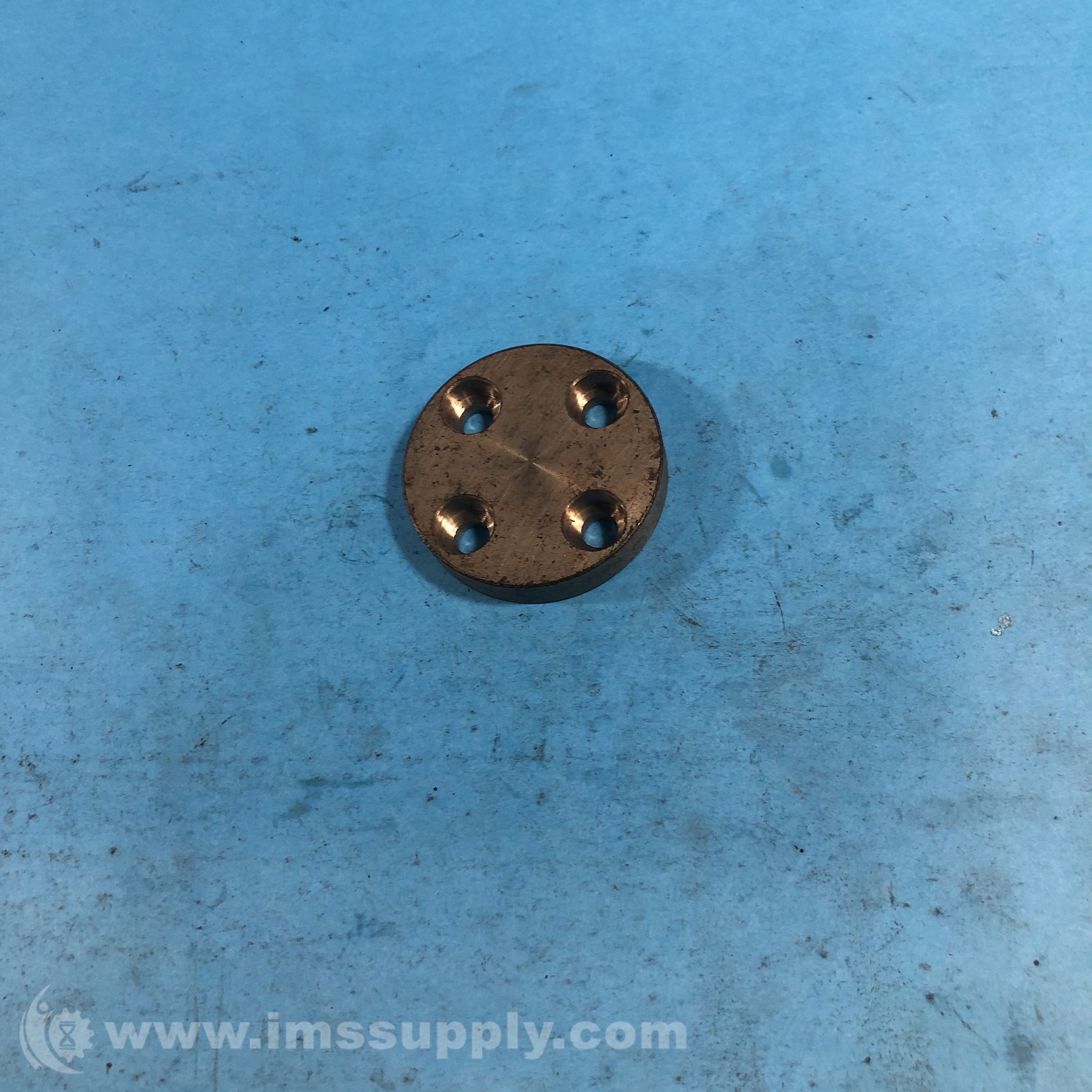 Round Metal Mounting Plate, 4 Countersunk Holes, 2'' LG - IMS Supply