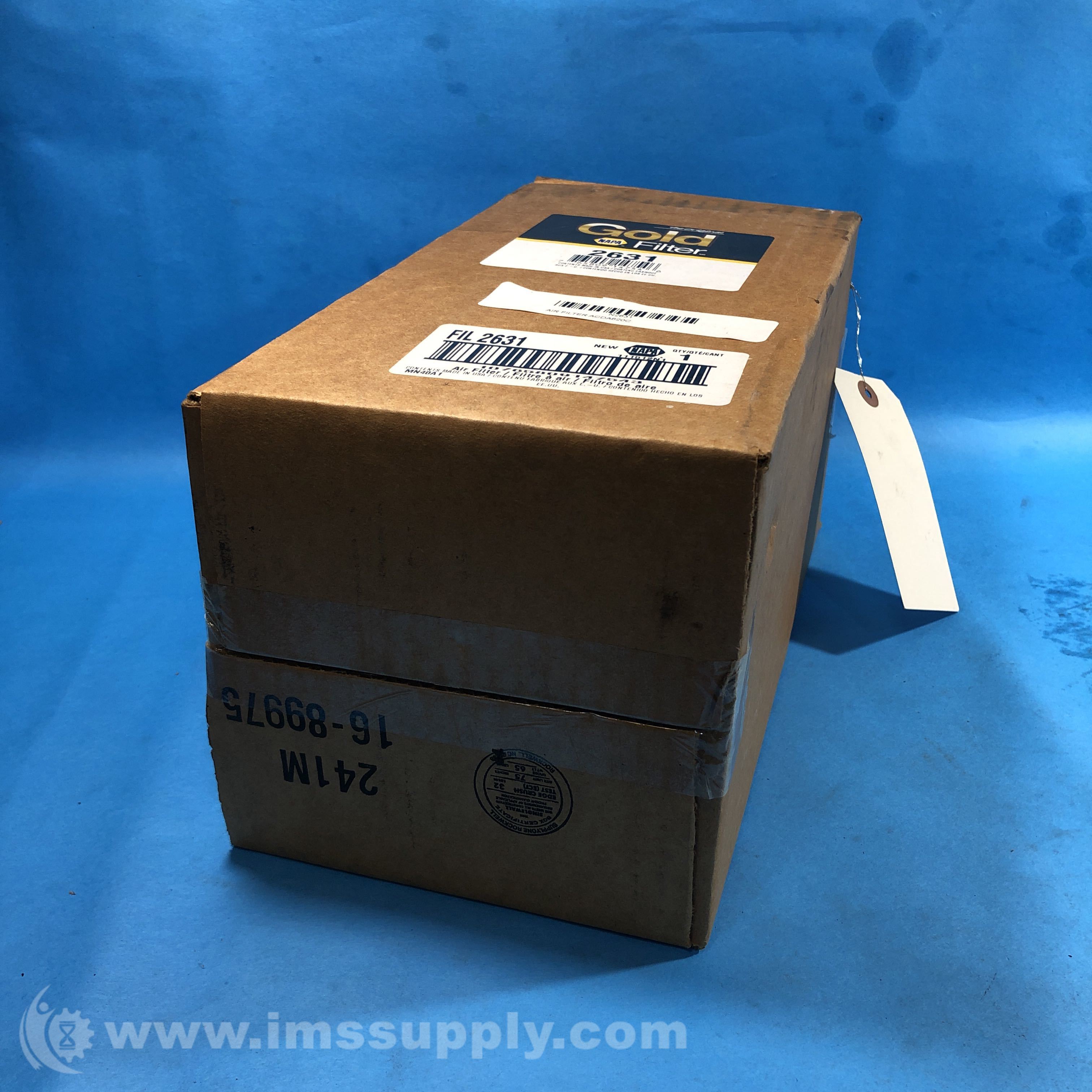 Napa FIL 2631 Air Filter (Gold) - IMS Supply