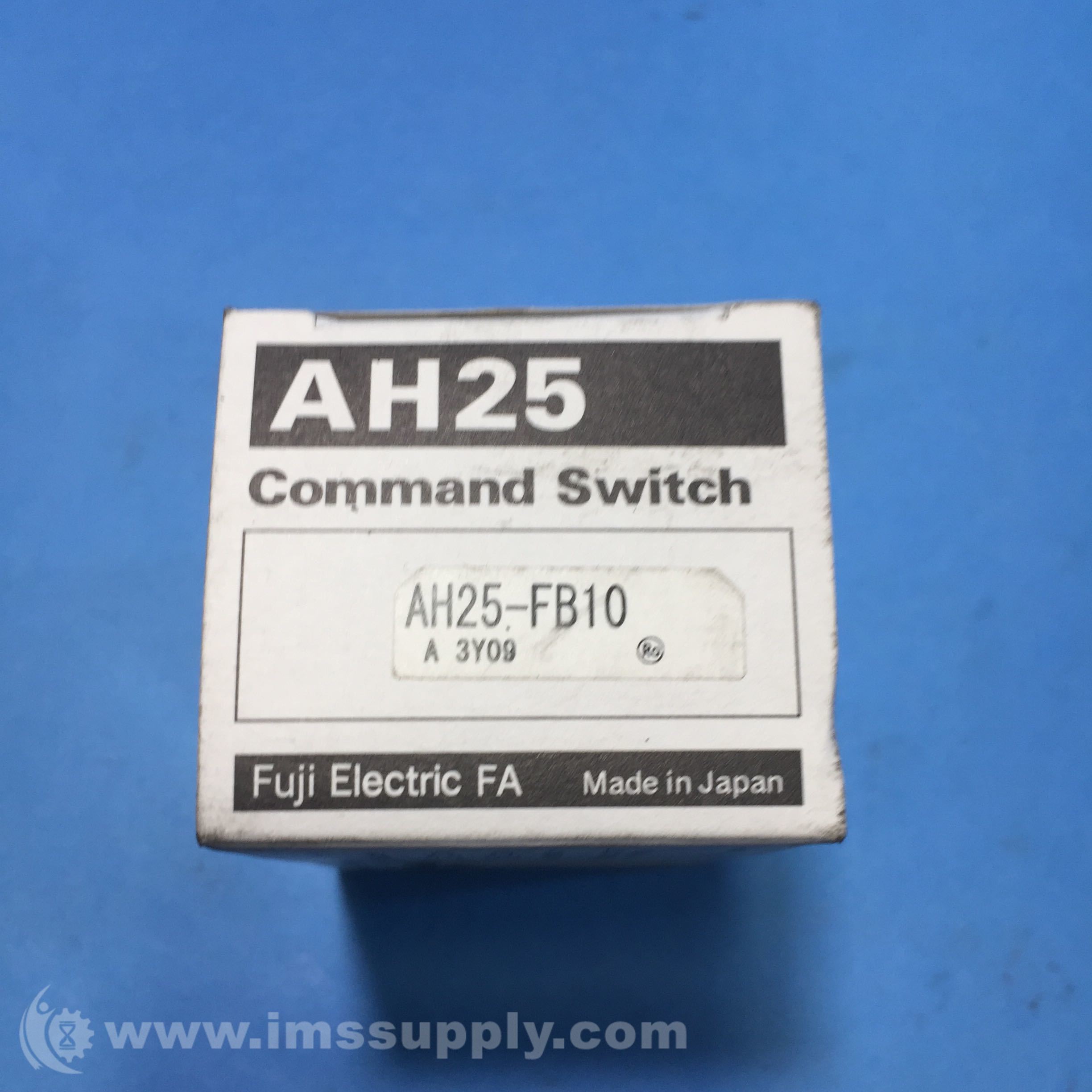 Fuji Electric AH25-FB10 Pushbutton, Black Flush, 10 Amp, 600 Volt - IMS ...