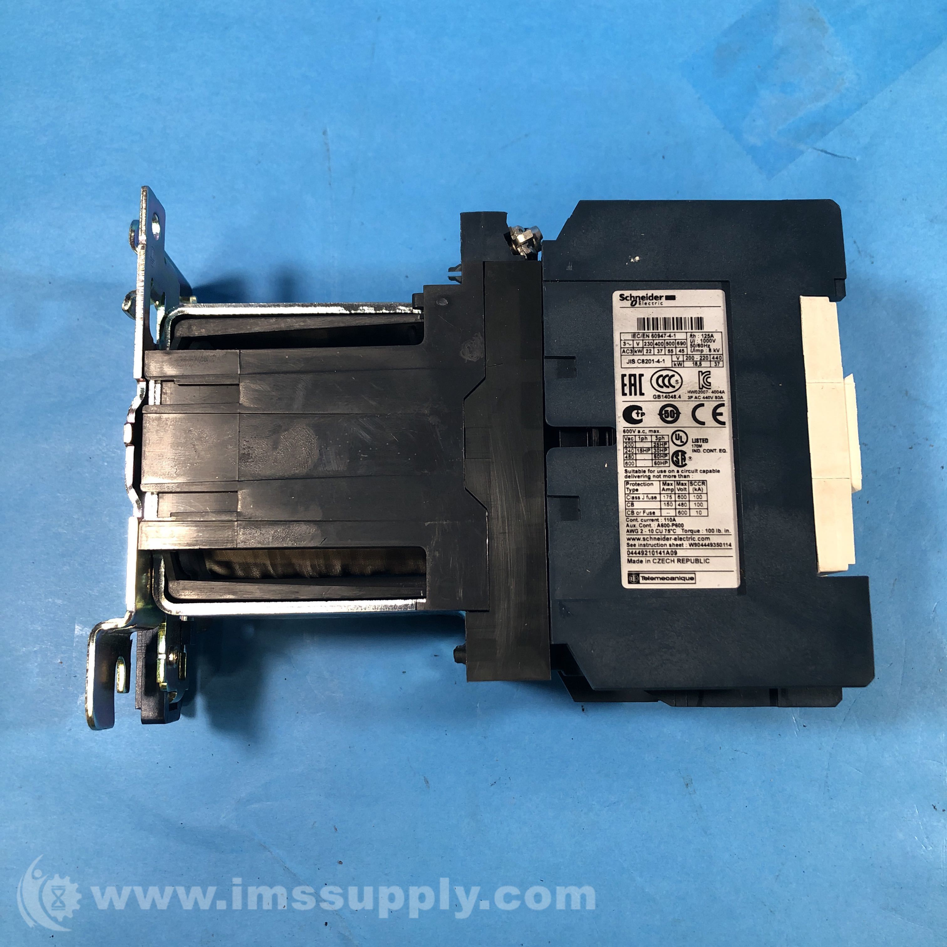 Schneider Electric LC1D806 Contactor - IMS Supply