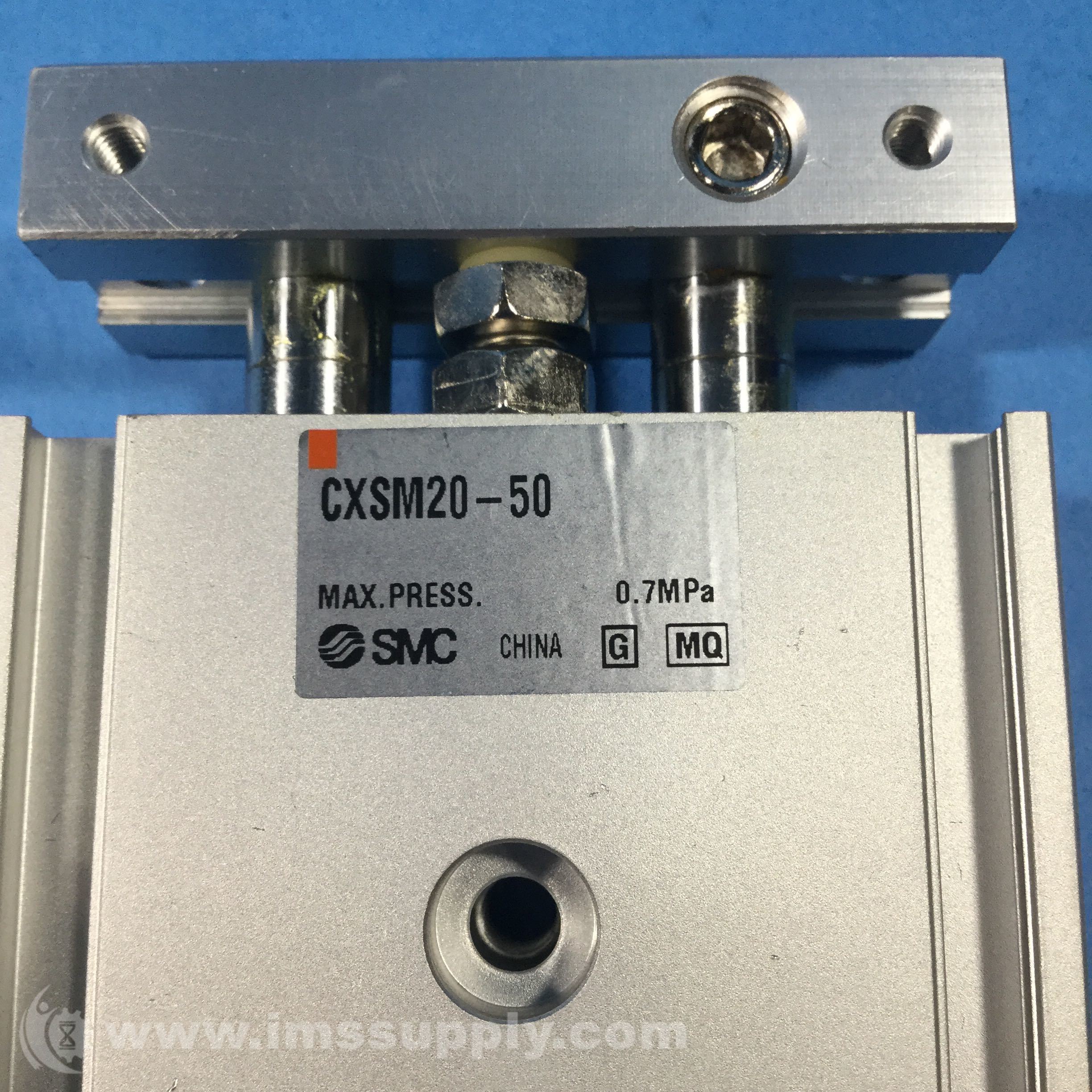 SMC CXSM20-50 Dual Rod Guided Cylinder, 0.7 MPa - IMS Supply