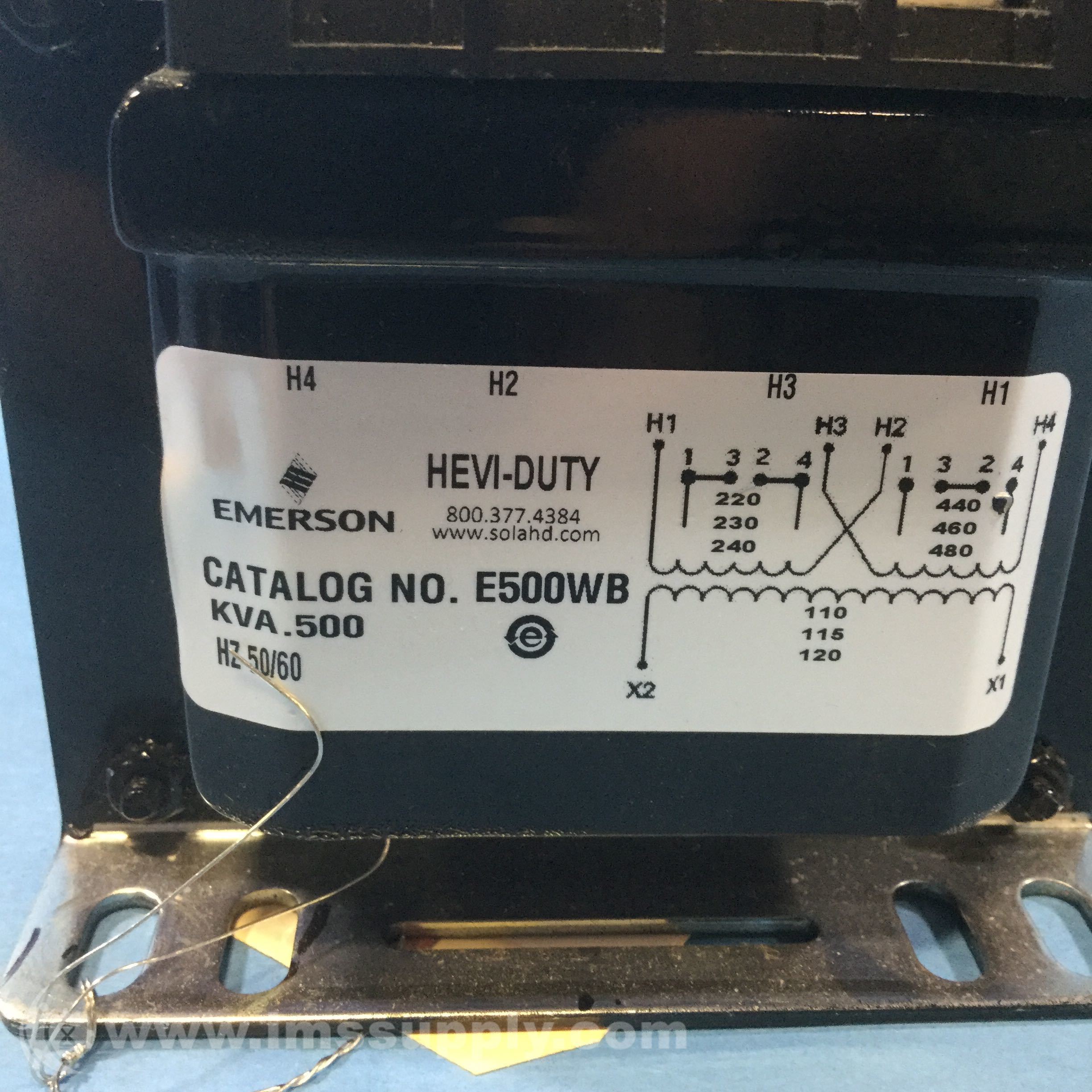 Emerson E500WB Encapsulated Industrial Control Transformer - IMS Supply