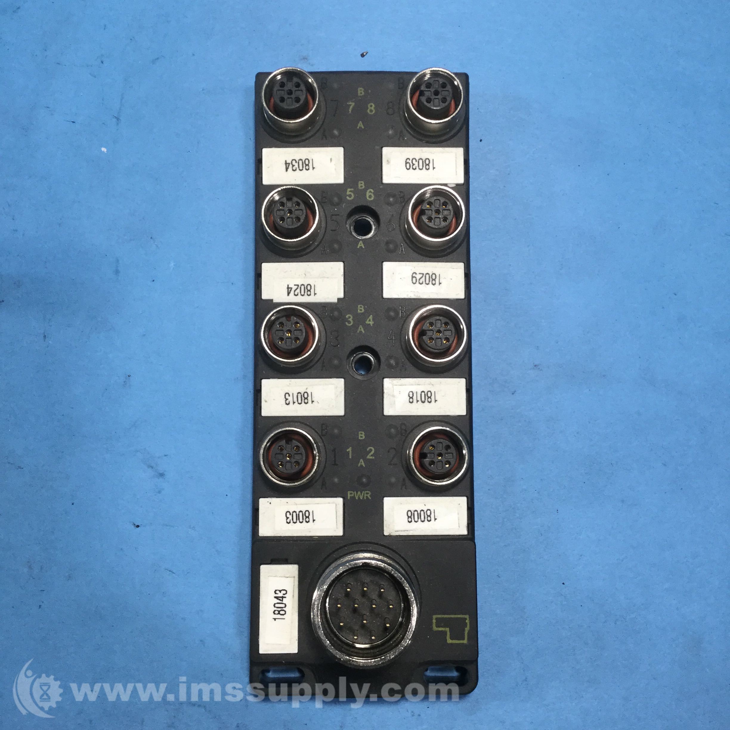 Turck 8MB12Z-4-CS12 8 Port Junction Box - IMS Supply