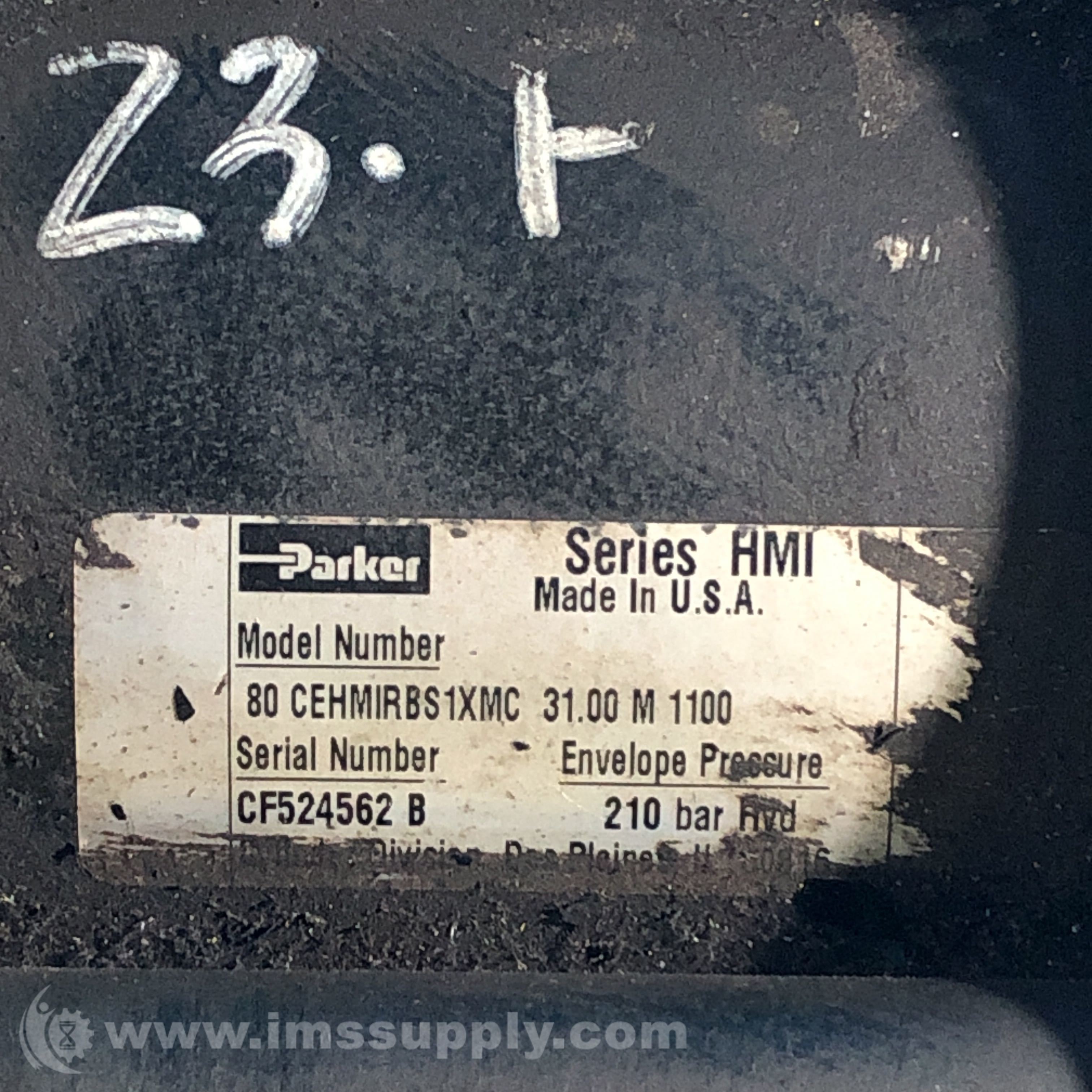 Parker Cylinder Division 80cehmirbs1xmc - IMS Supply