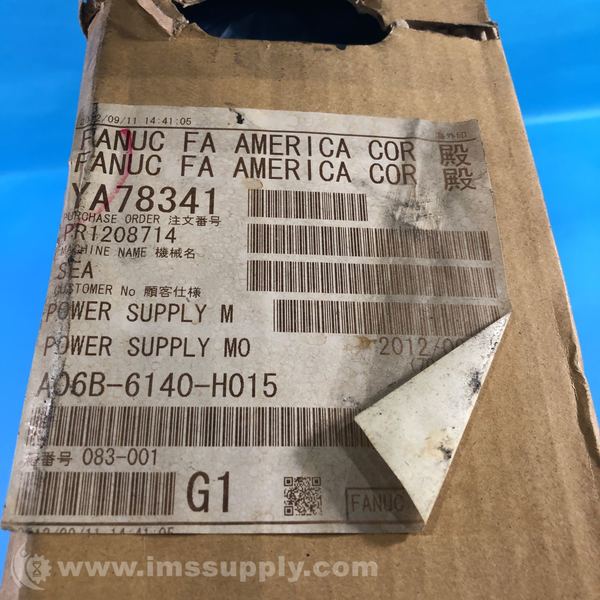 Fanuc A06B-6140-H015 Servo Amplifier - IMS Supply
