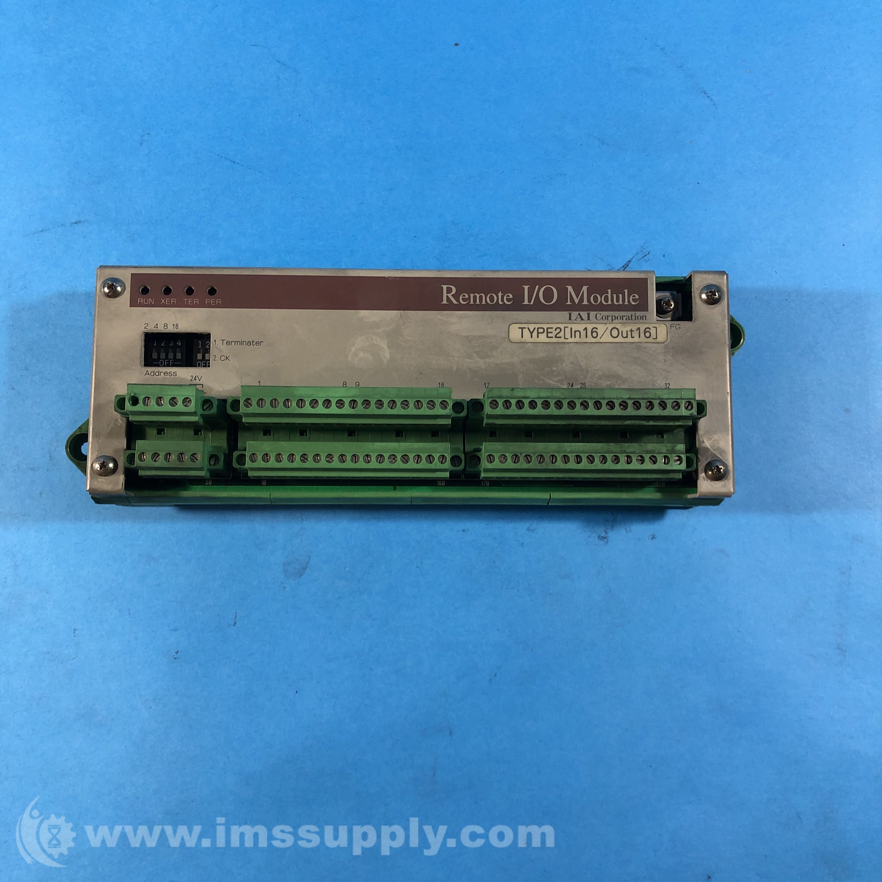 IAI Corporation TYPE2[In16/Out16] Remote I/O Module - IMS Supply