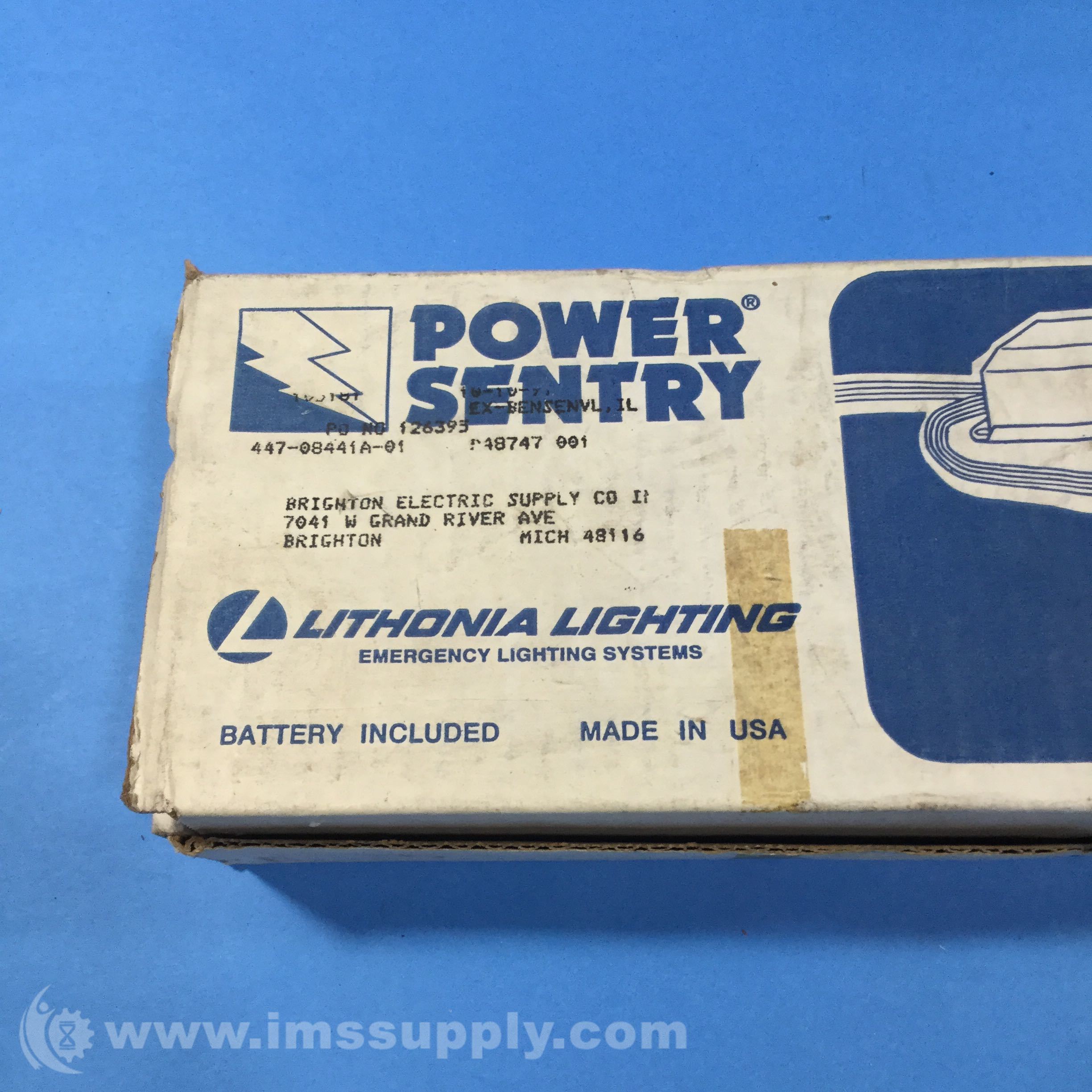 Lithonia Lighting PS1100 Lighting Fluorescent Battery Pack 277V - IMS ...