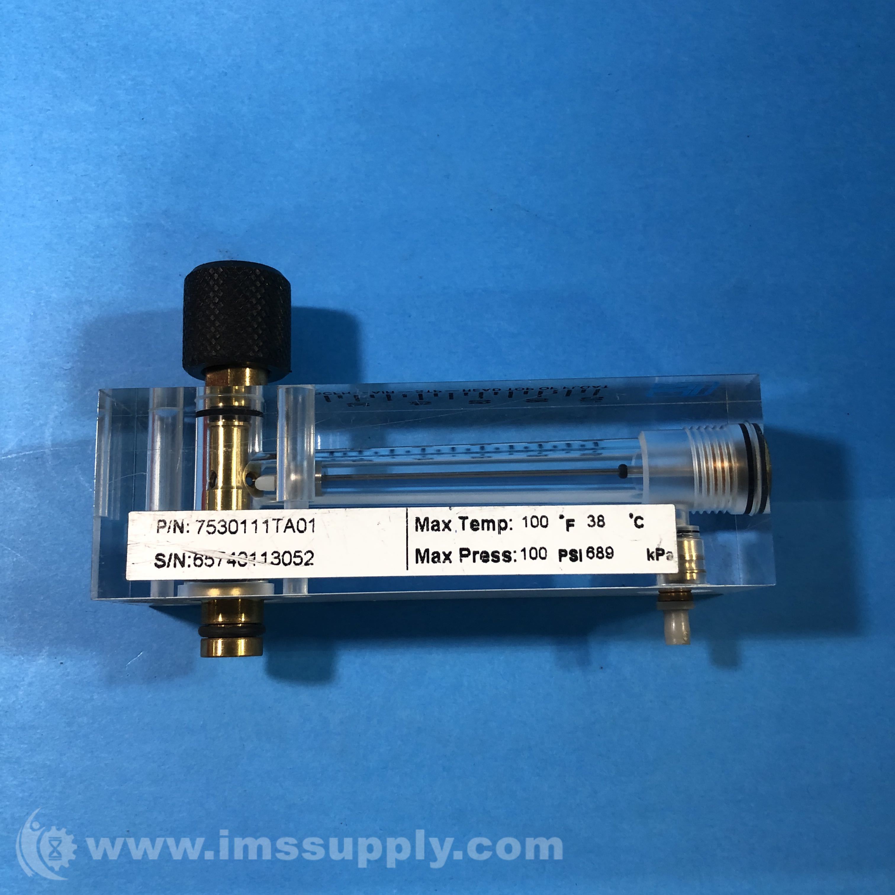 TA Instruments SCFH-AIR-STP-READ TOP OF FLO Glass Tube Flow Meter - IMS ...