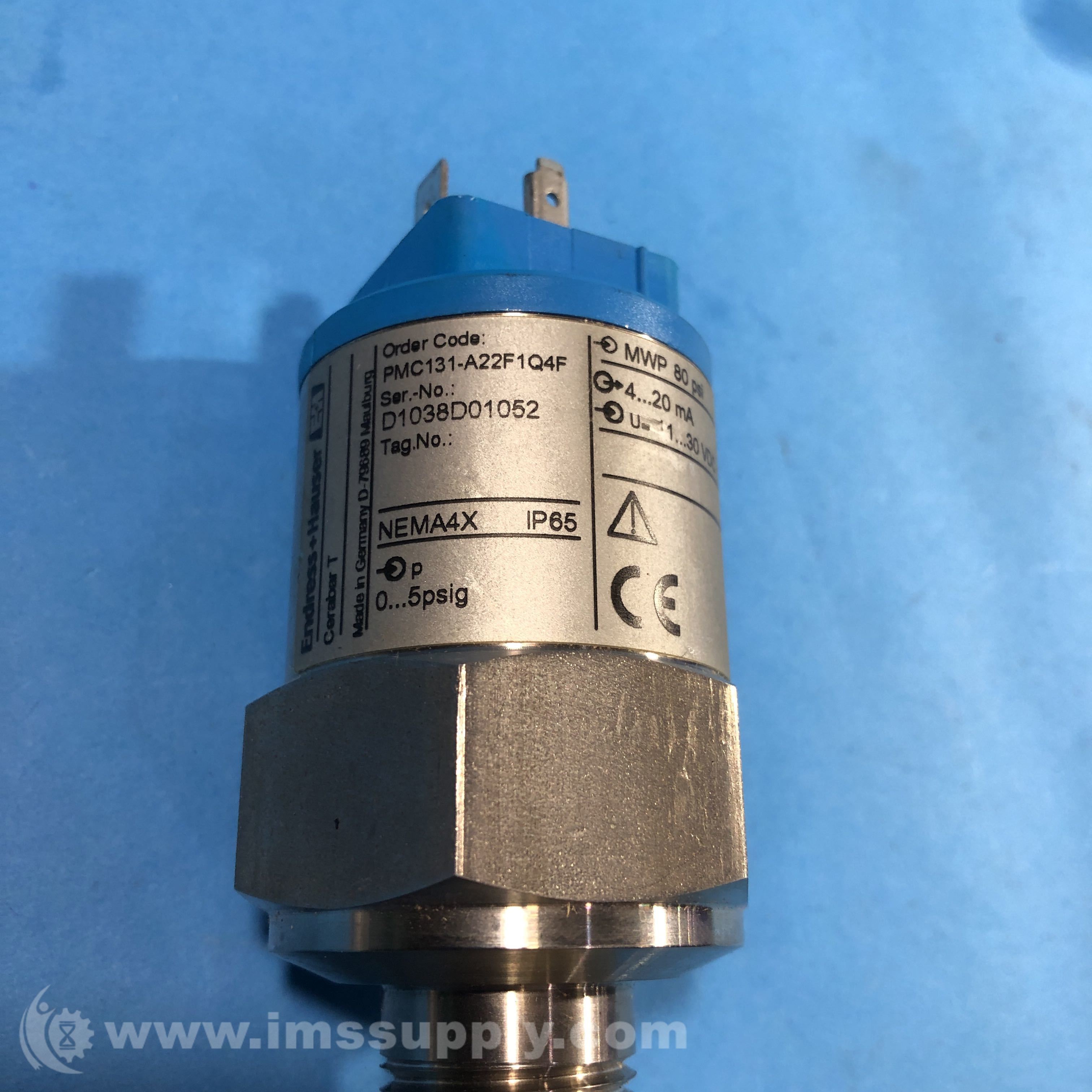 Endress & Hauser PMC131-A22F1KQ4F Pressure Transducer - IMS Supply