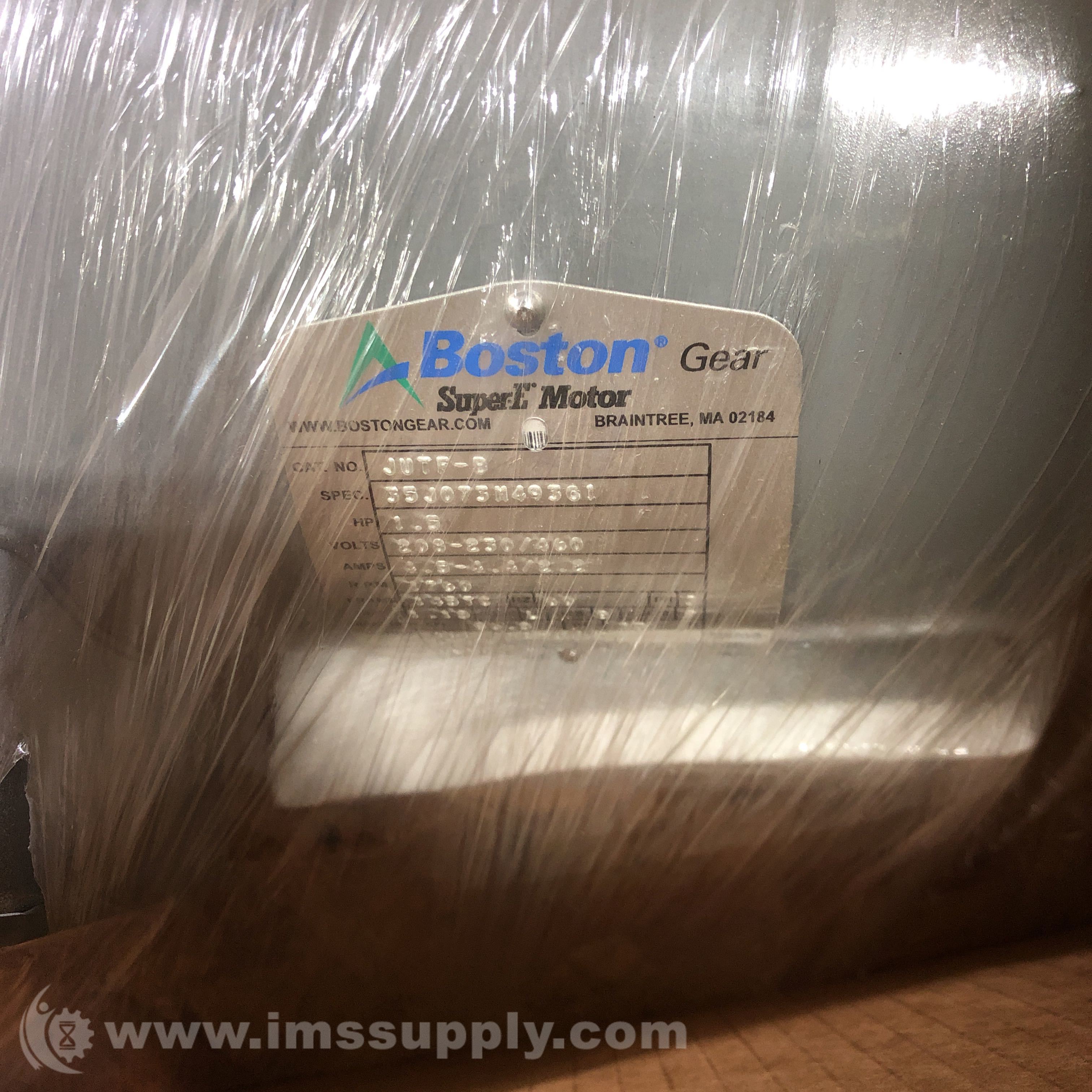 Boston Gear JUTF-B General Purpose Motor - IMS Supply