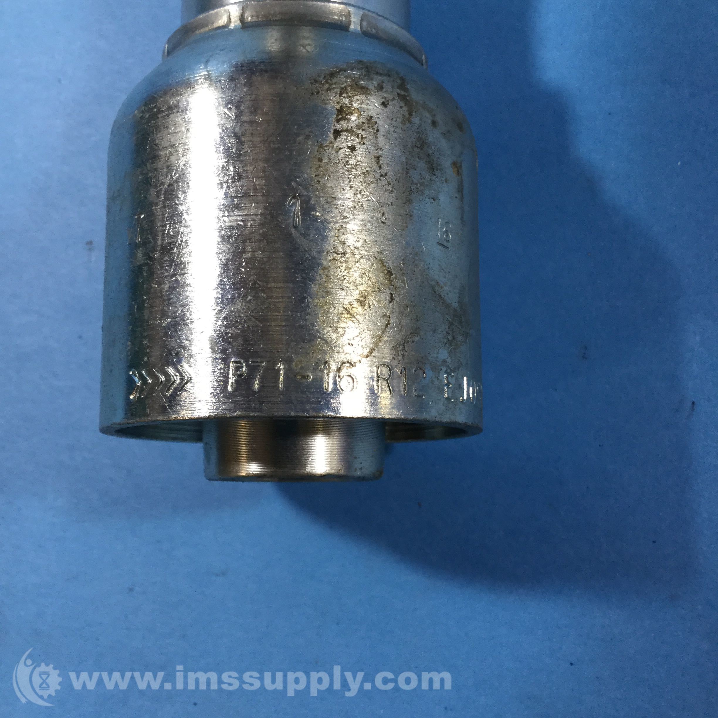 Parker 11971-16-16 71 Series Hydraullic Flange Head 90° Elbow - IMS Supply