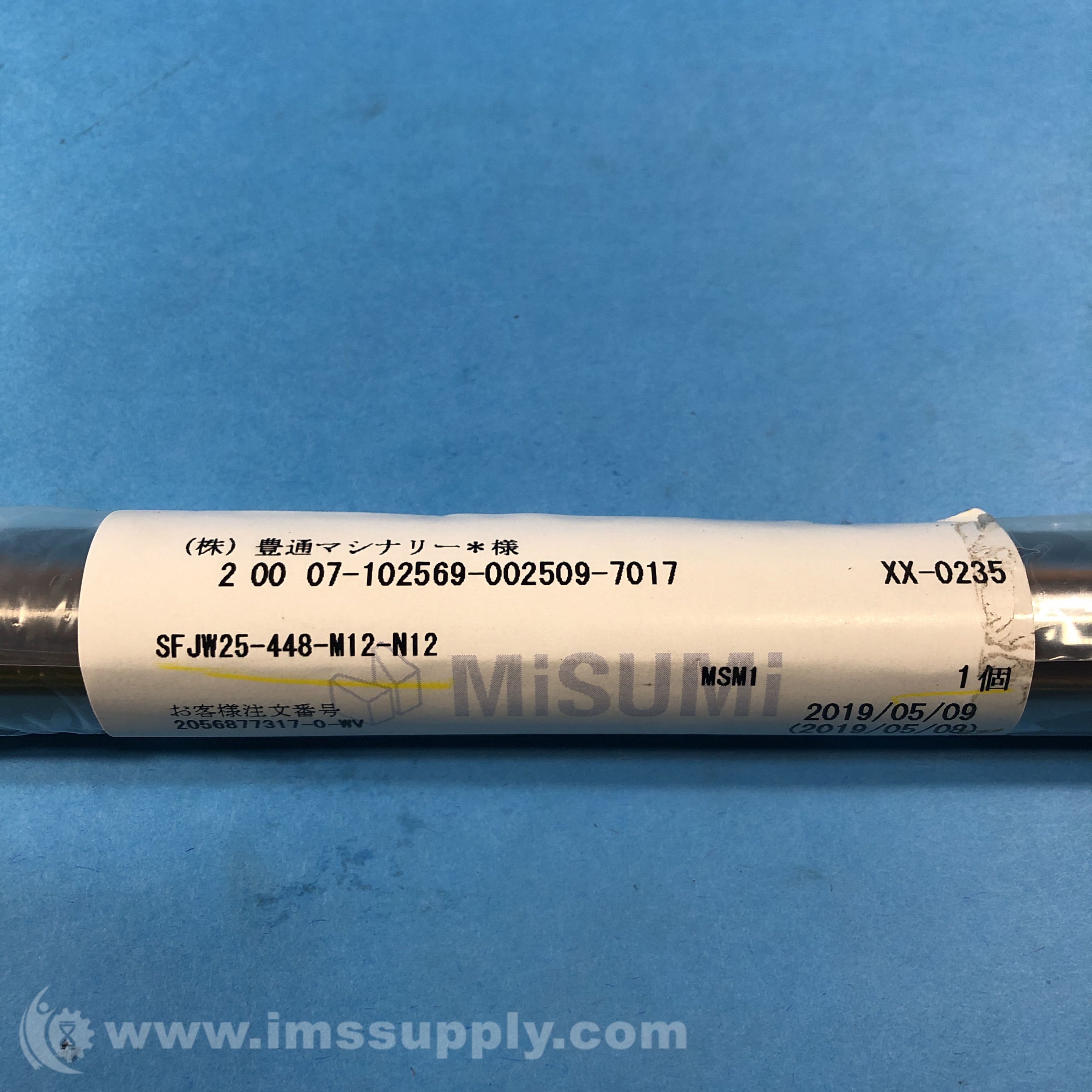 Misumi SF JW25-448-M12-N12 Linear Shaft - IMS Supply