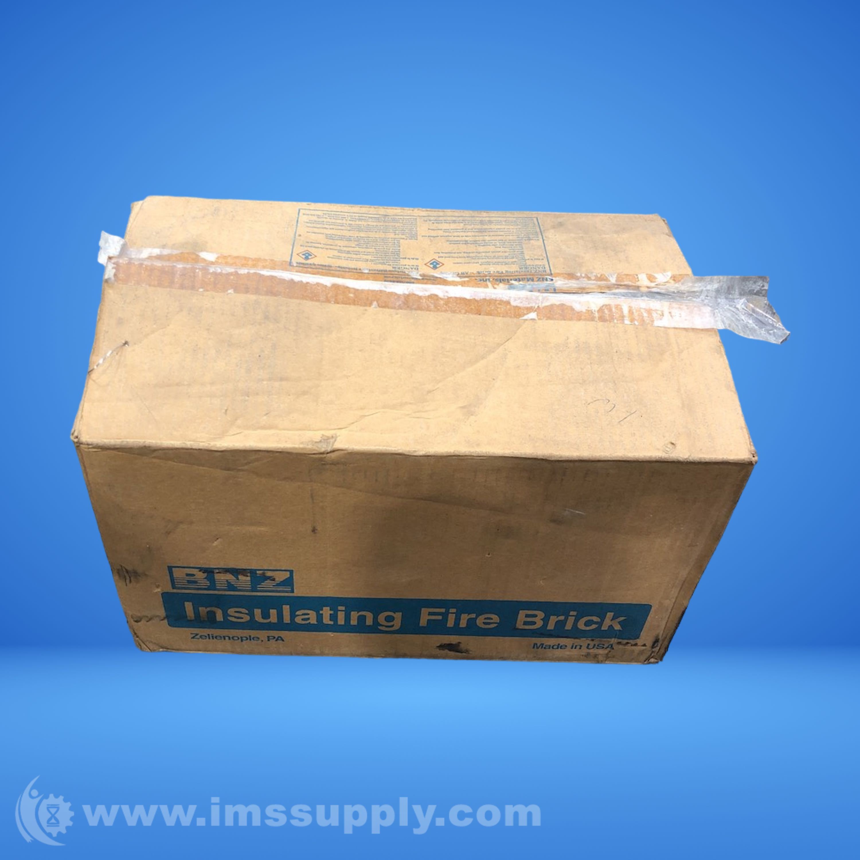 BNZ Materials BNZ 23 Box of 10 Insulating Fire Bricks - IMS Supply
