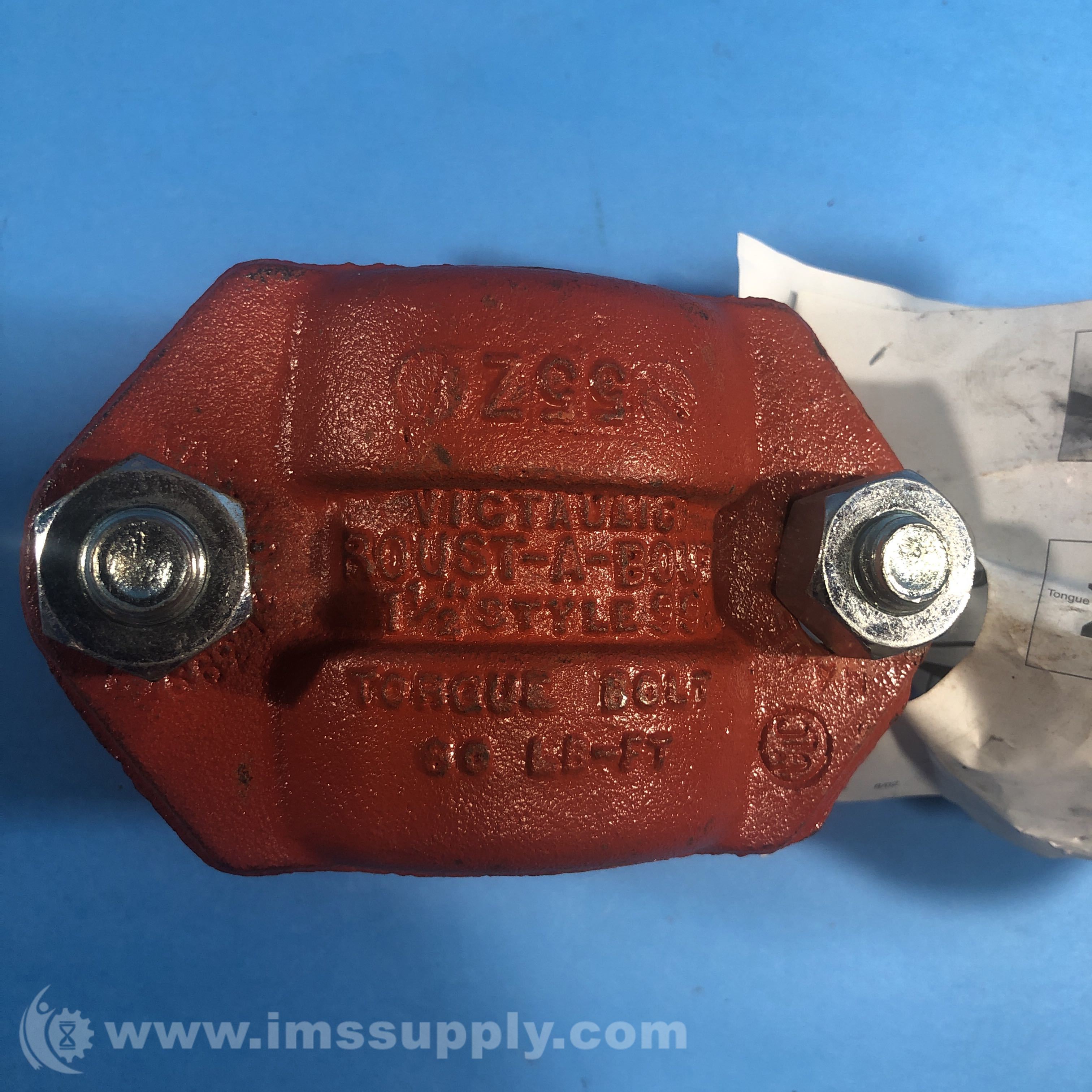 Victaulic 99 Size 1-1/2 inch Roust-A-Bout Coupling - IMS Supply