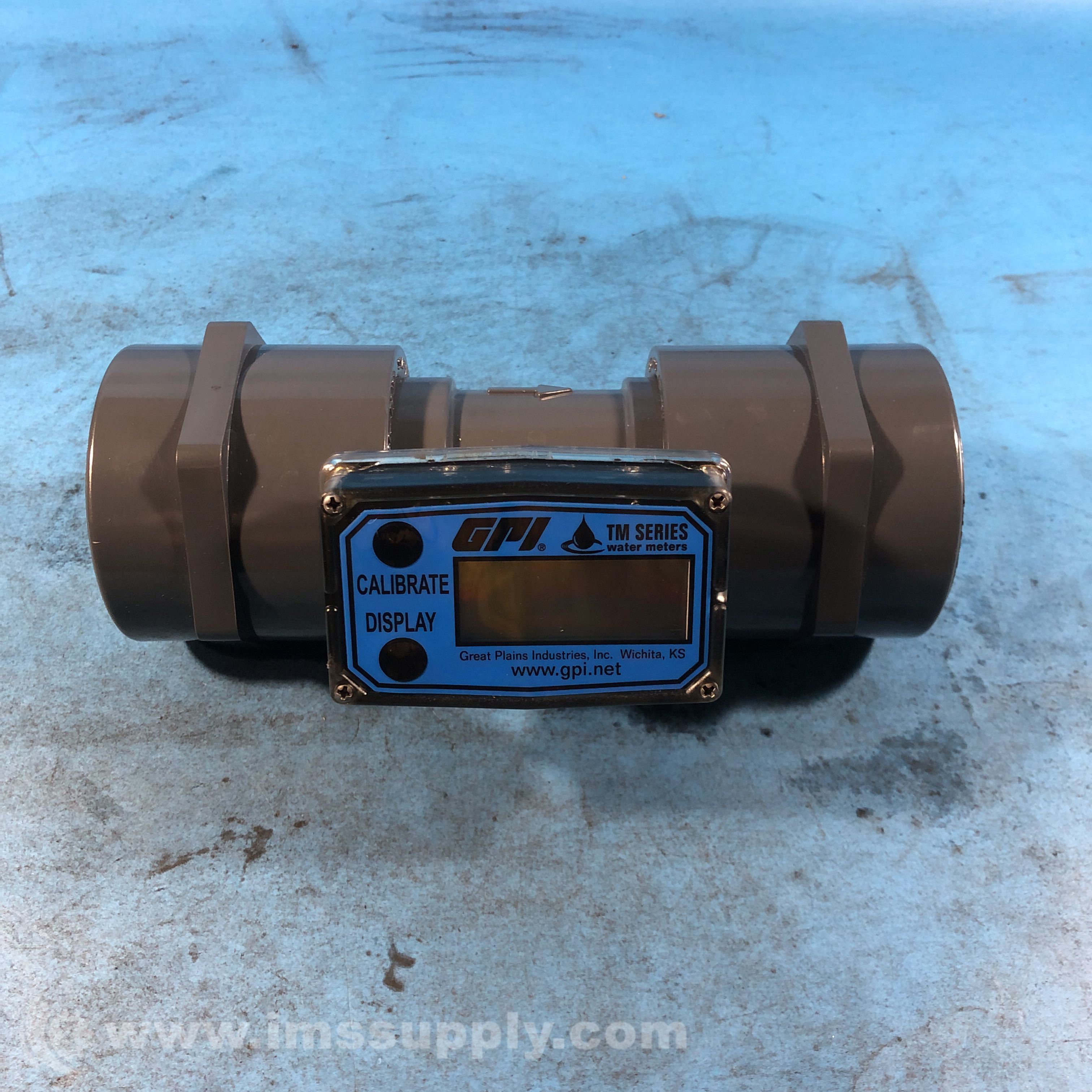 GPI TM200-N TM Series 2 NPTF PVC Water Meter - IMS Supply
