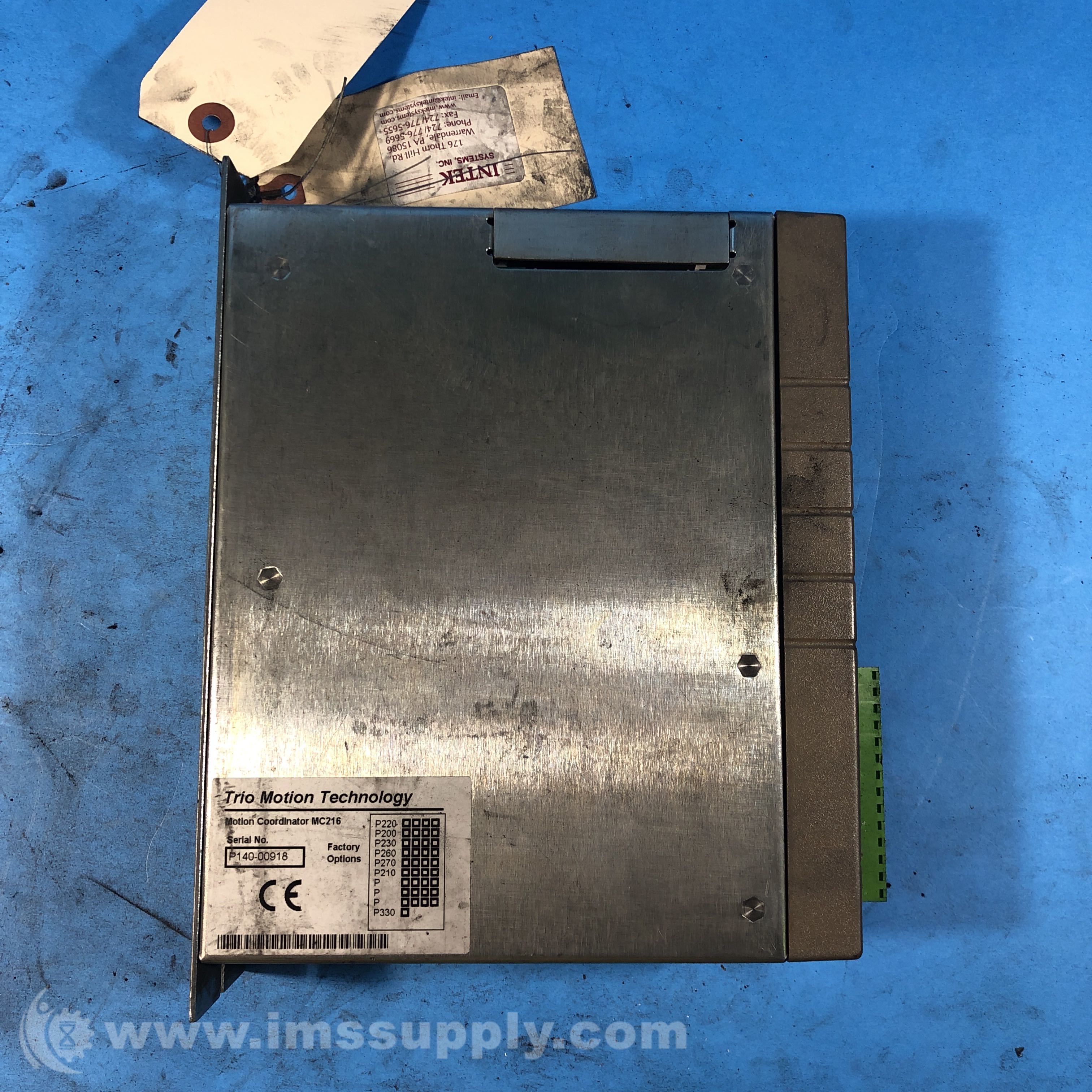 Trio Motion Technology 216 Motion Coordinator - IMS Supply