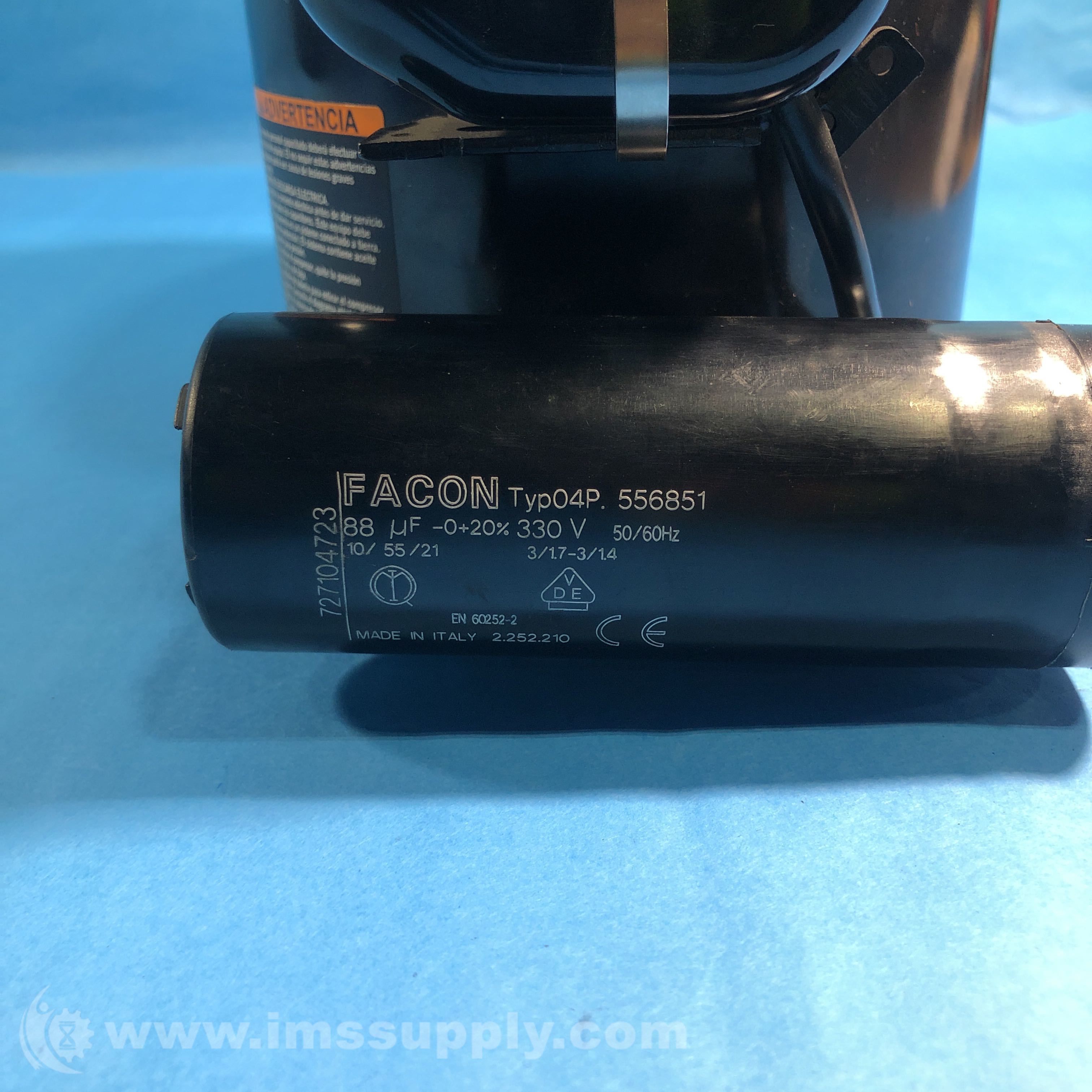 Embraco LLC T6217Z High Temperature Compressor, 208-230V - IMS Supply