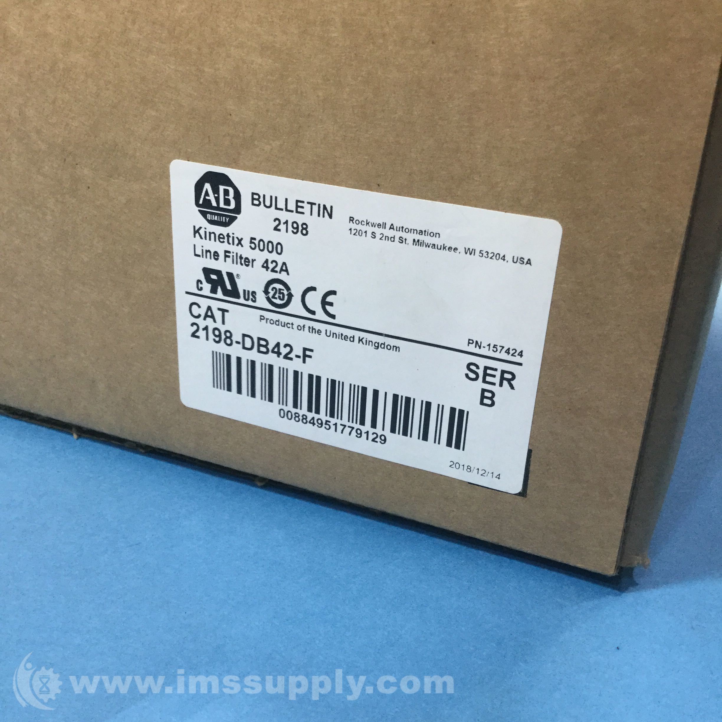 Allen Bradley 2198-DB42-F AC Drive Line Filter, Series B - IMS Supply