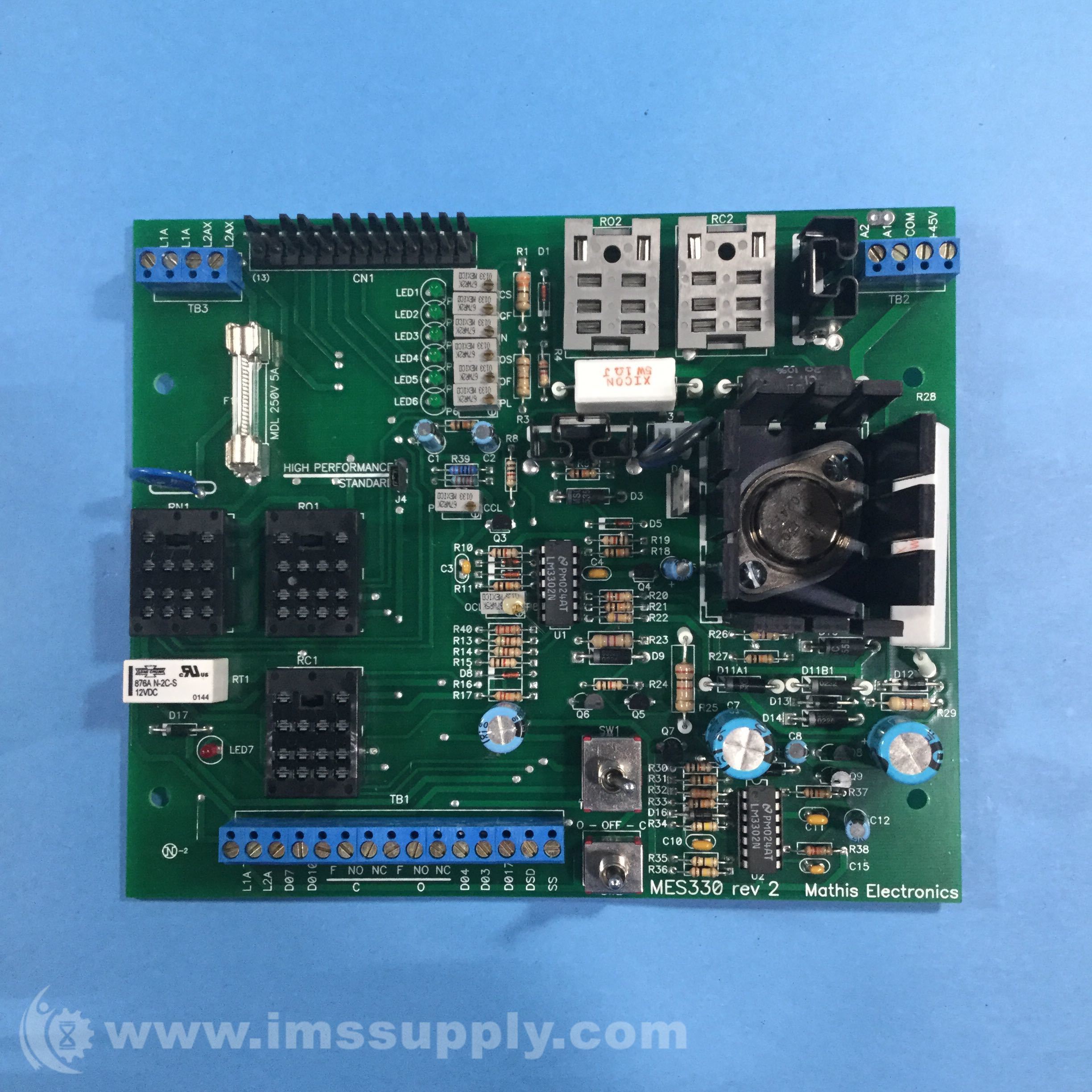 Mathis Electronics MES330 Door Operator Control Board, Revision 2 - IMS ...