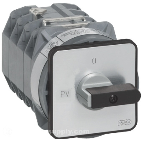 Baco Controls HZ52CQ7 PR40 50 A 2-Speed Cam Switch, 8-Contacts - IMS Supply