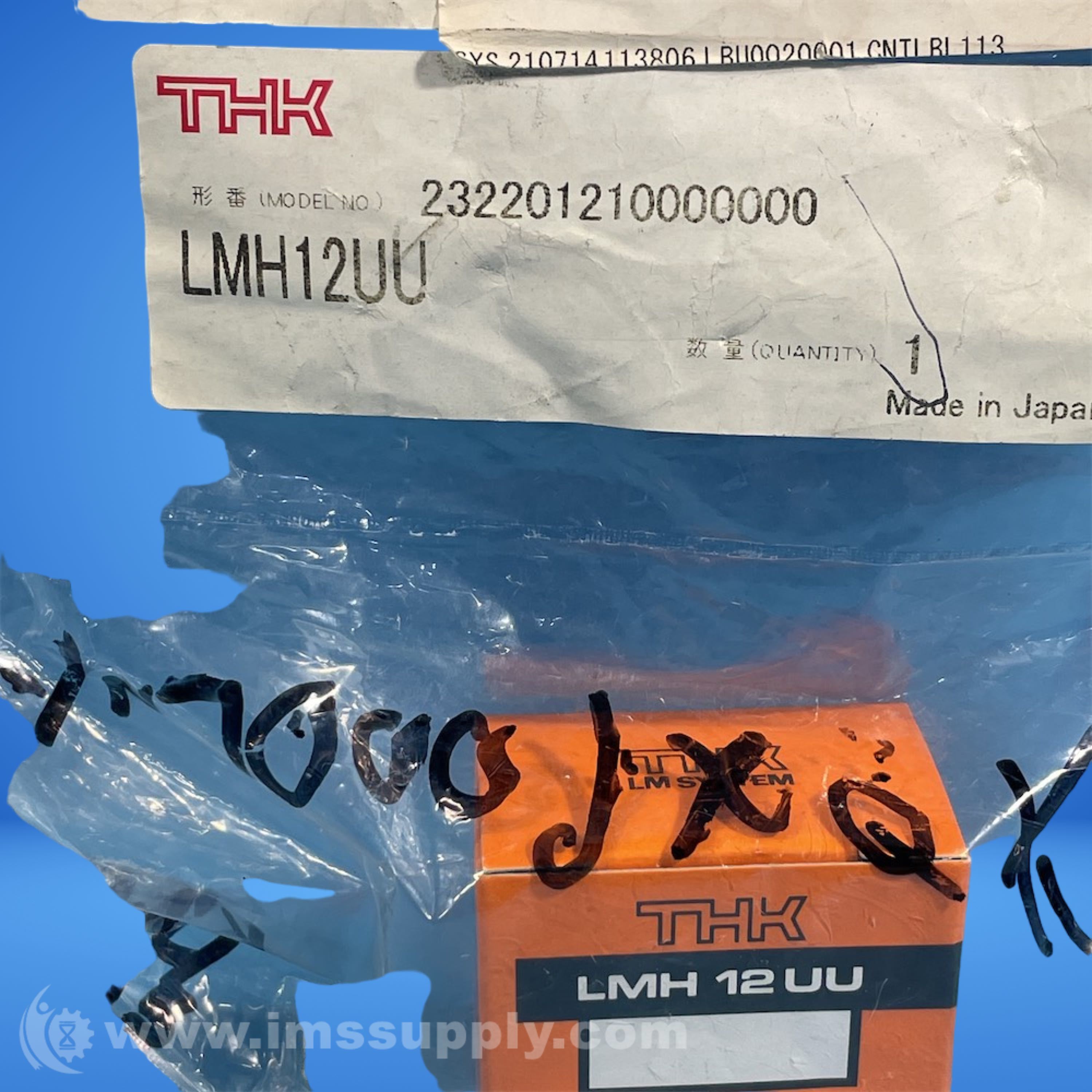 THK LMH12UU Oval Flanged Linear Ball Bearing - IMS Supply