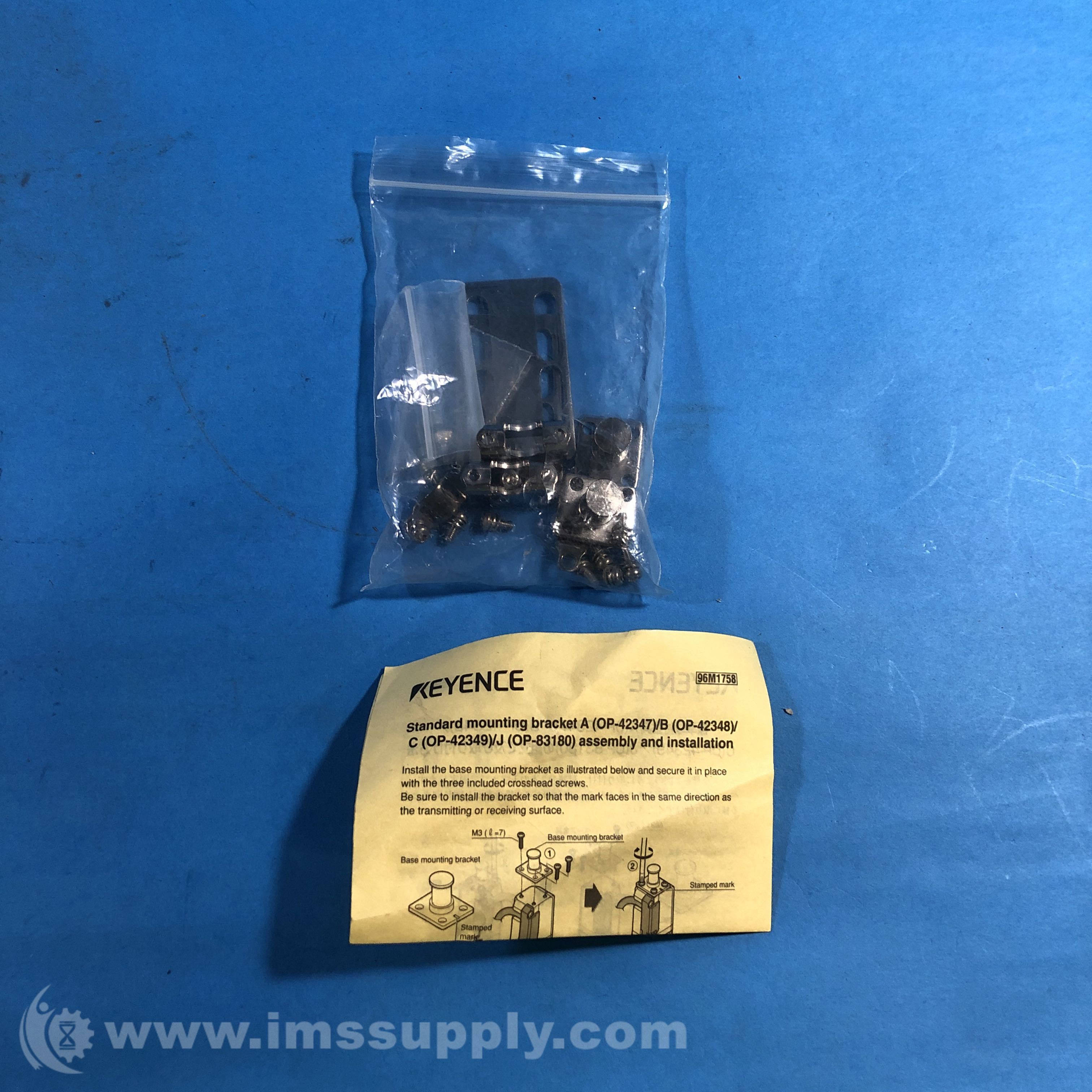 Keyence OP-42348 Standard Mounting Bracket B - IMS Supply
