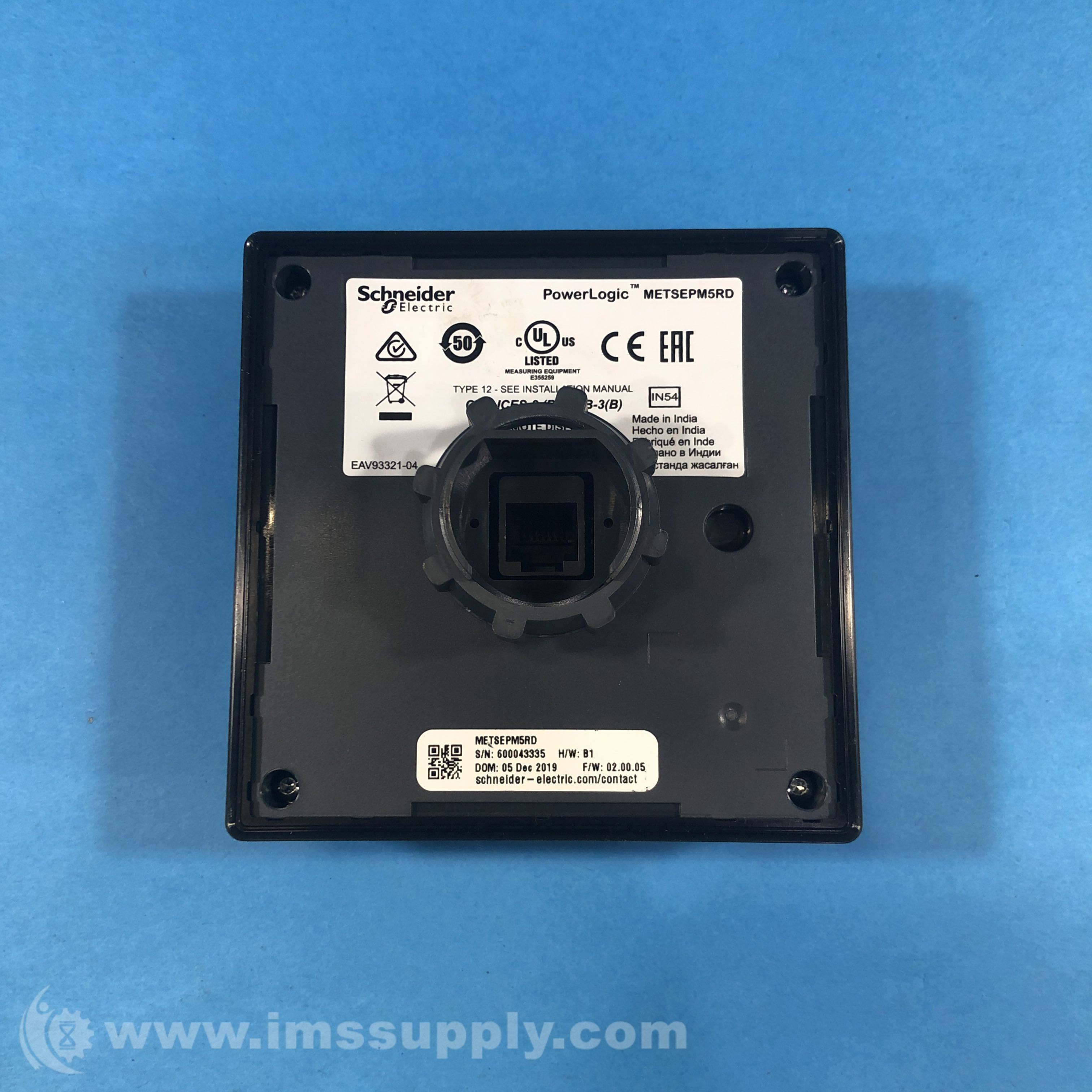 Schneider Electric METSEPM5RD Remote Display - IMS Supply