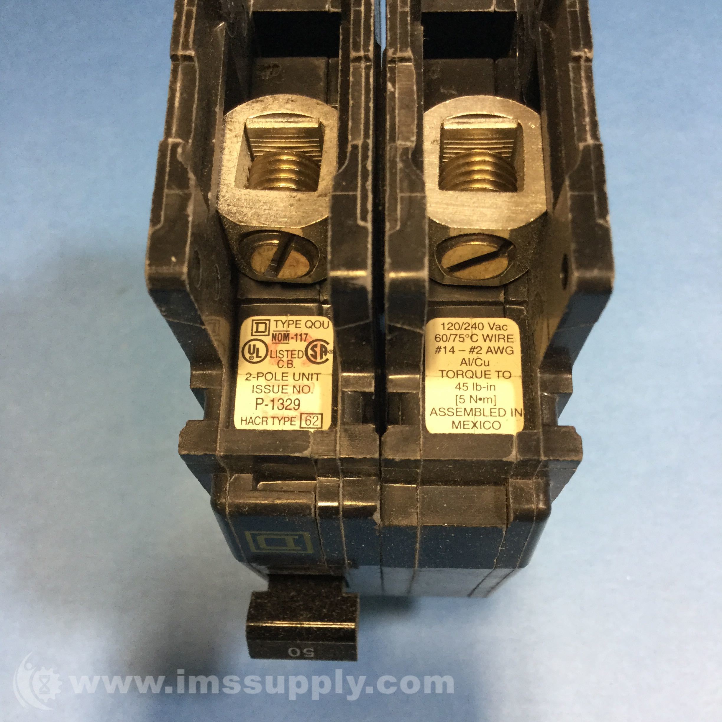 Square D QOU250 Circuit Breaker - IMS Supply