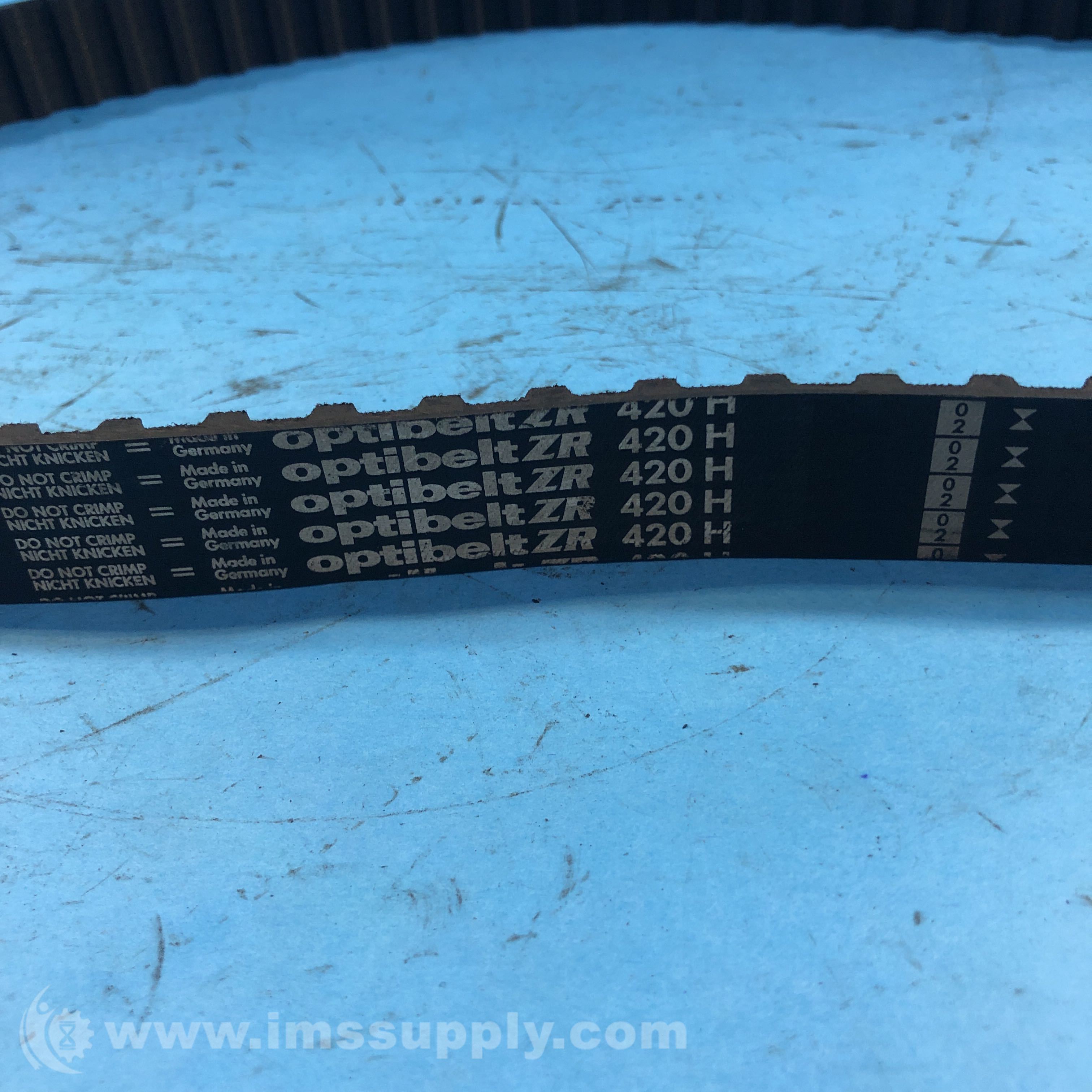 Optibelt 420H OPTIBELT-ZR Belt - IMS Supply