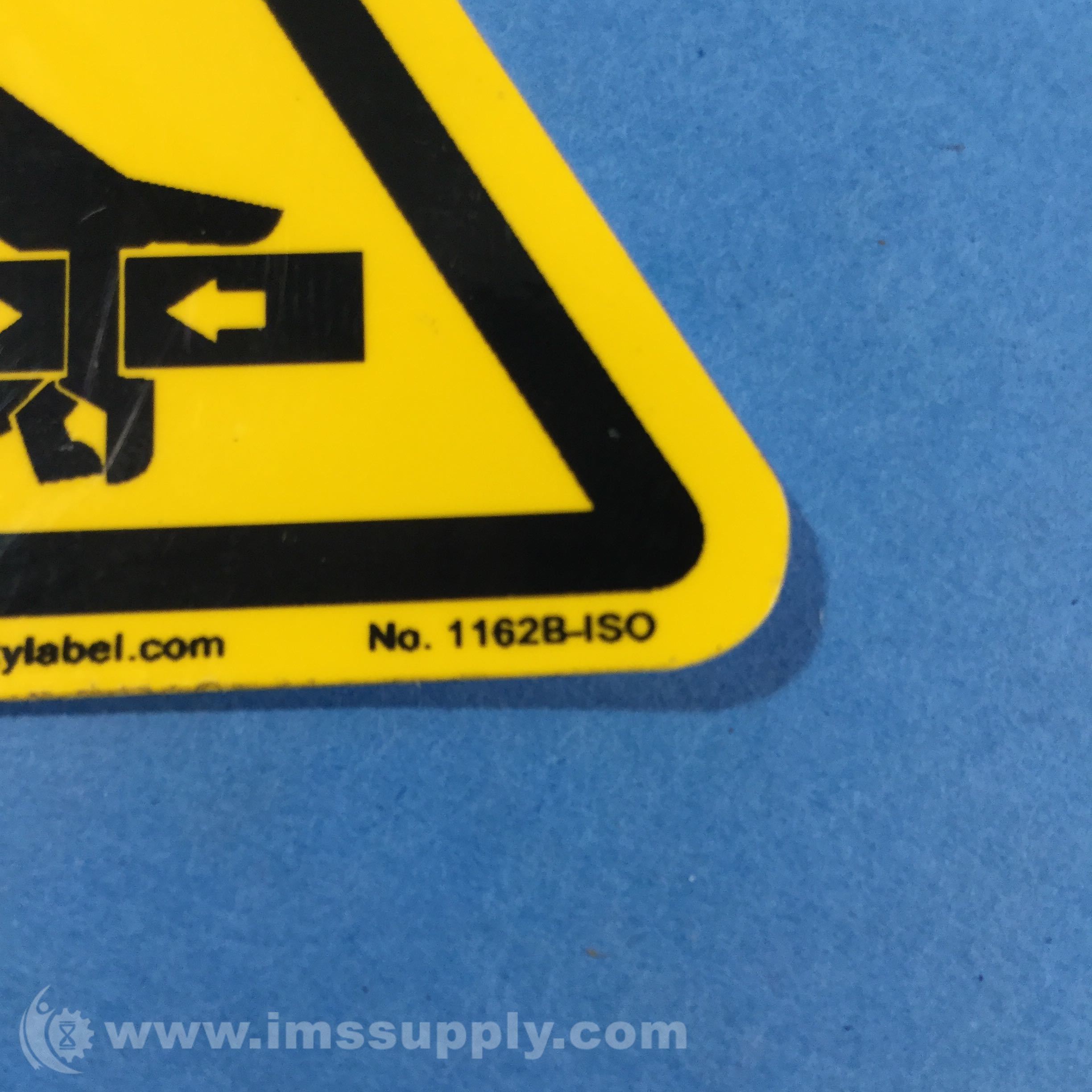 Hazard Communication Systems Label 1162B-ISO Safety Sticker - IMS Supply