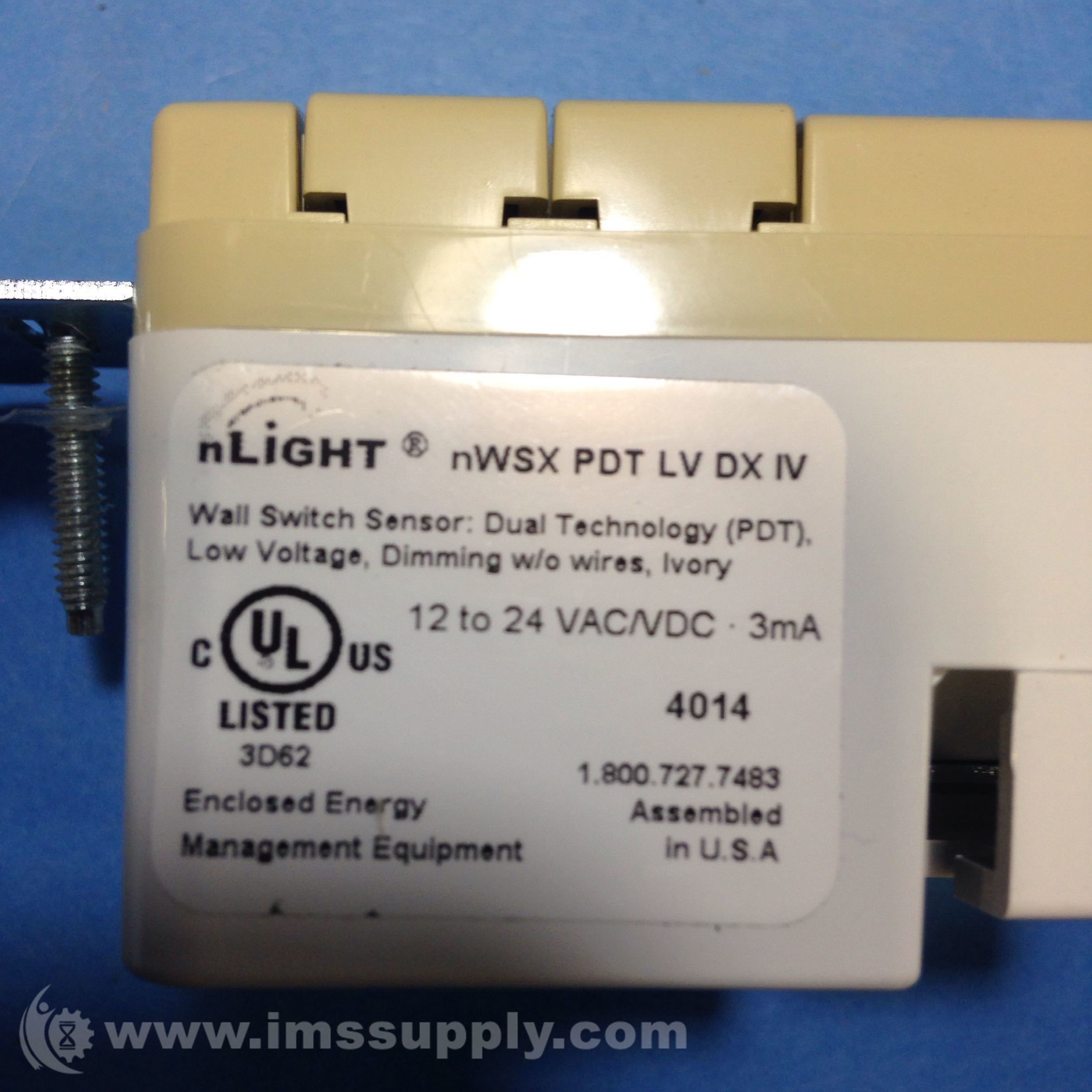 Sensor Switch nWSX PDT LV DX IV Wall Switch Sensor - IMS Supply