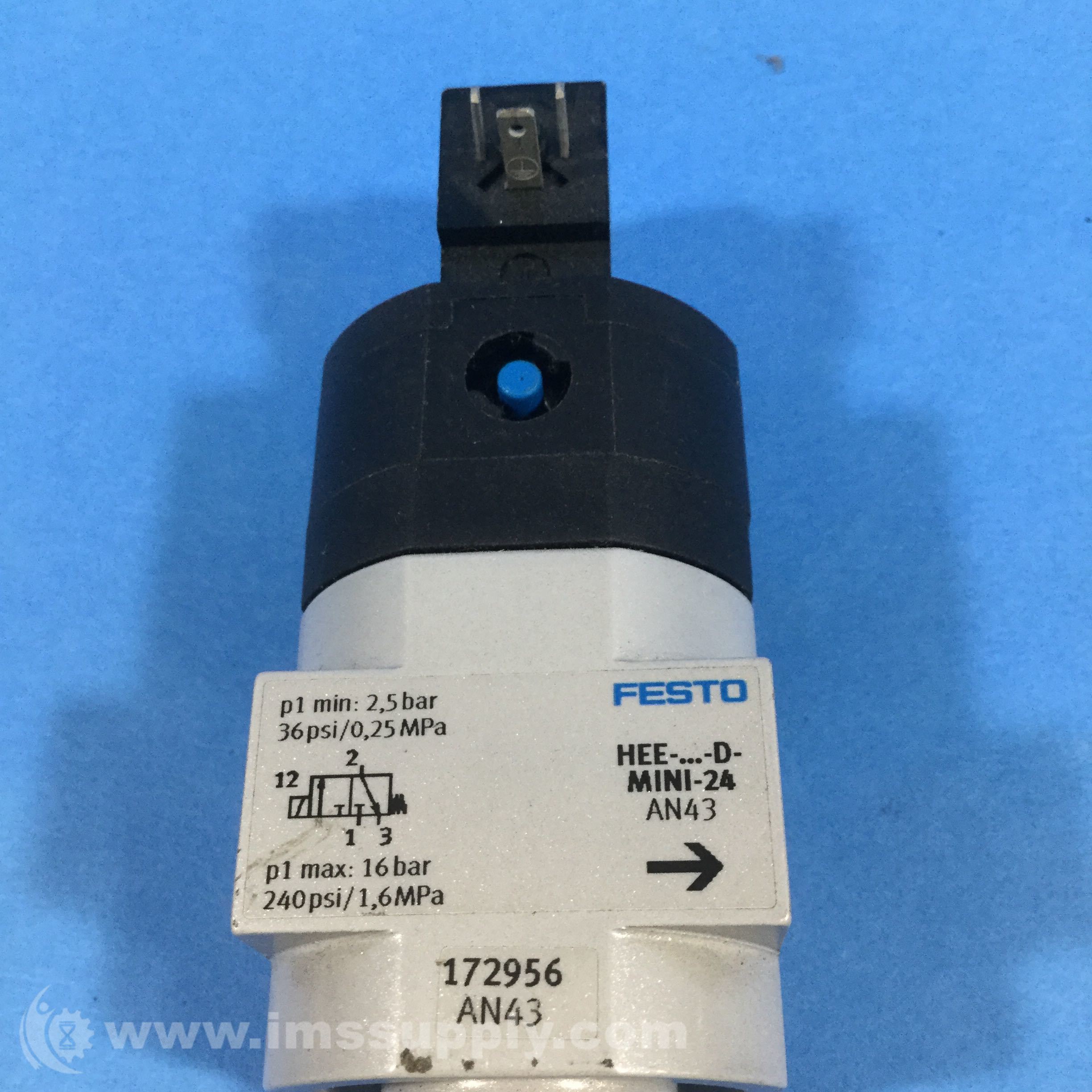 Festo HEE-D-MINI-24 Solenoid Valve - IMS Supply