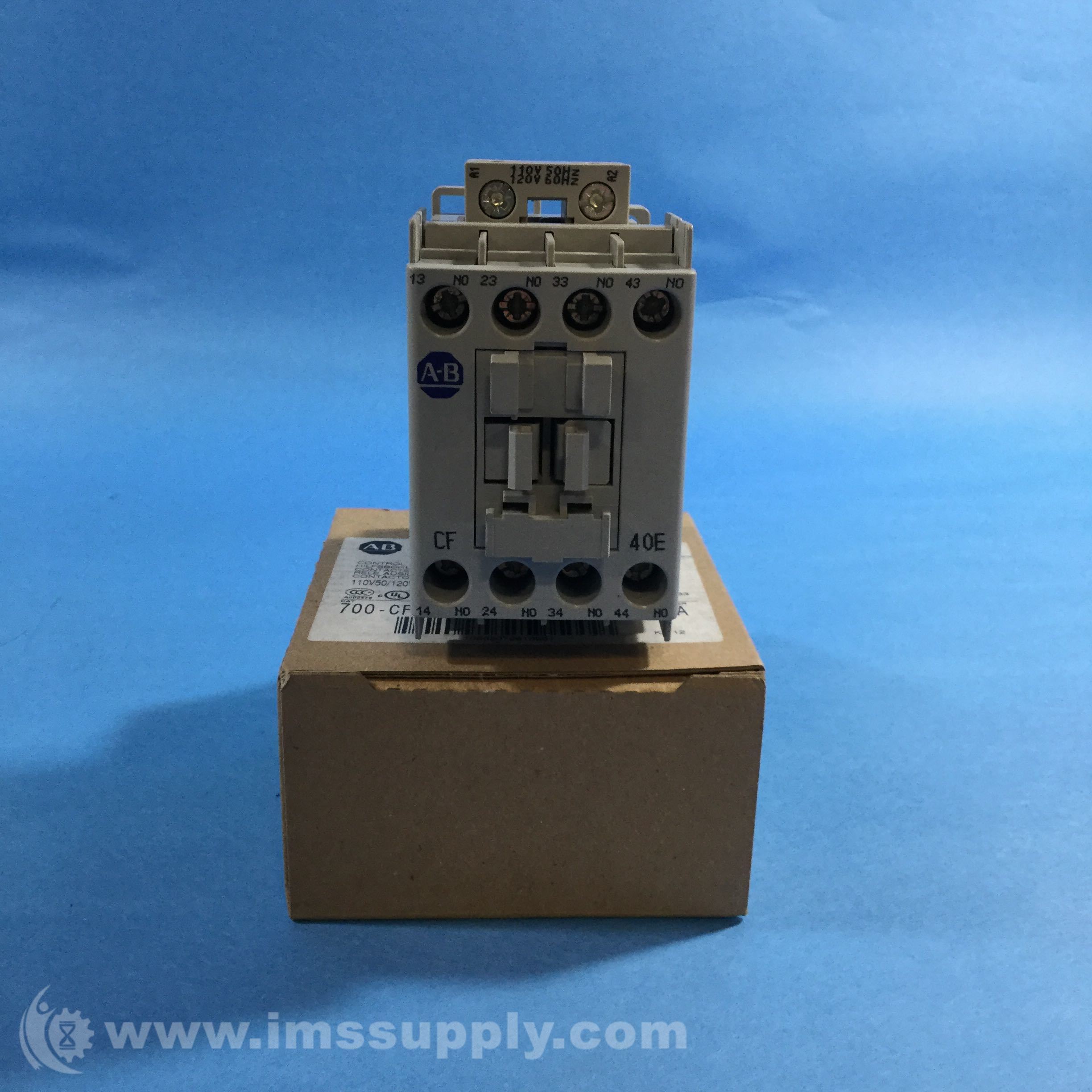 Allen Bradley 700-CF400D Control Relay, 110V50/120V60HZ - IMS Supply