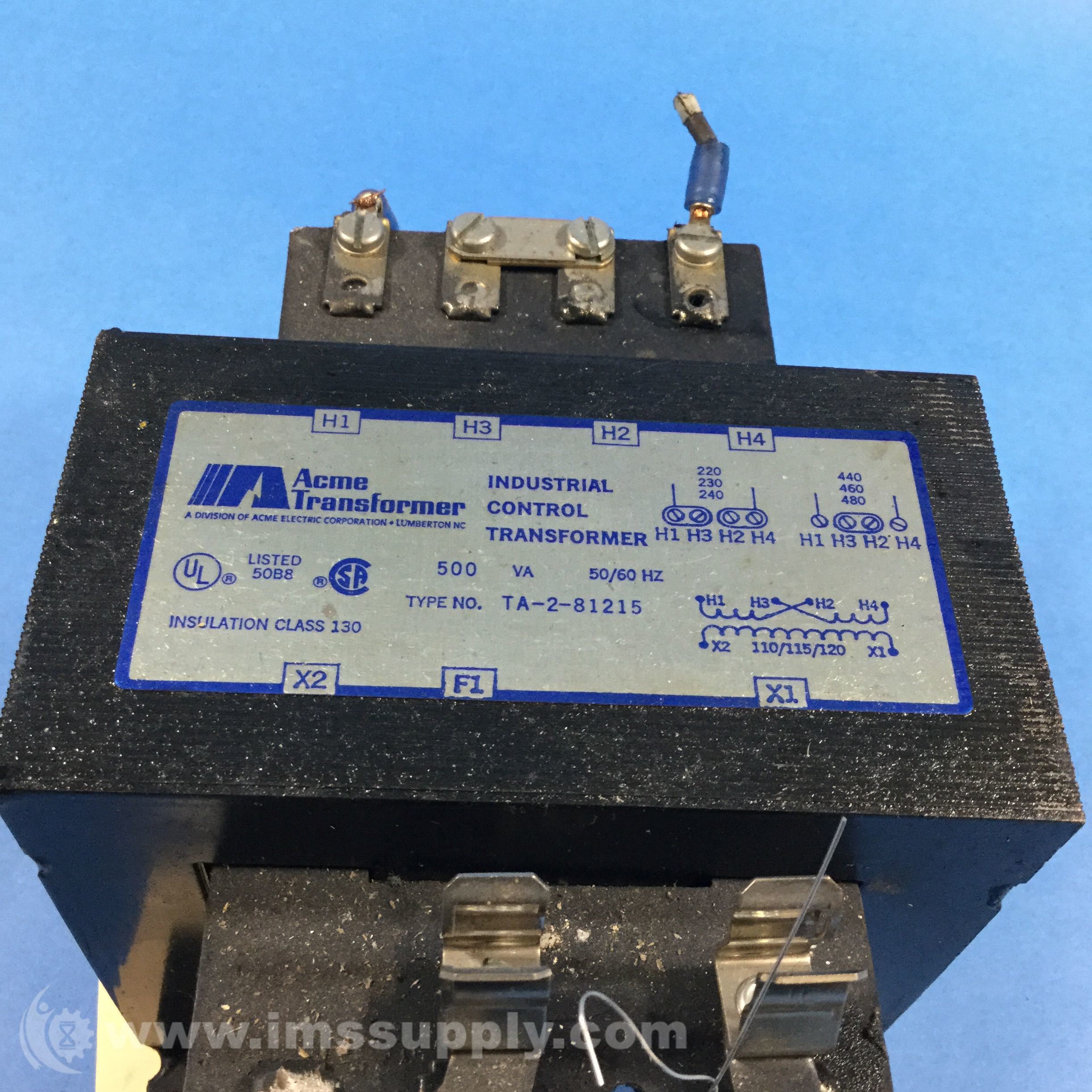 Acme Electric Control Transformer TA-2-81215 Transformer - IMS Supply