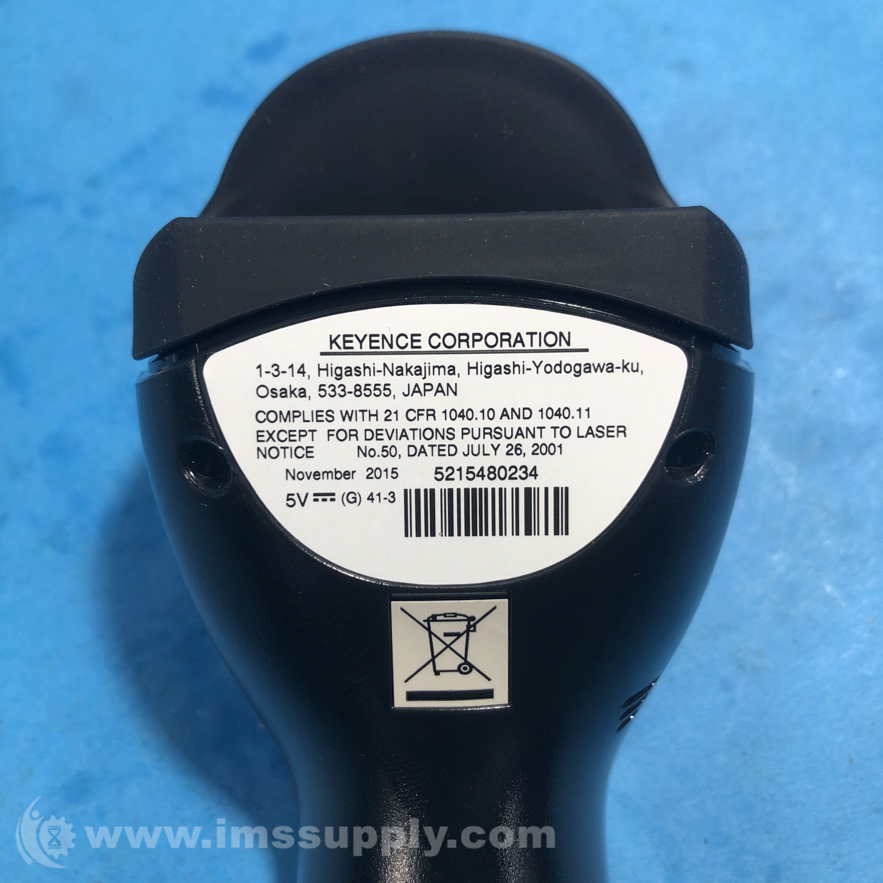 Keyence BL-N70RKE Light and Small Laser Handy Barcode Reader - IMS Supply