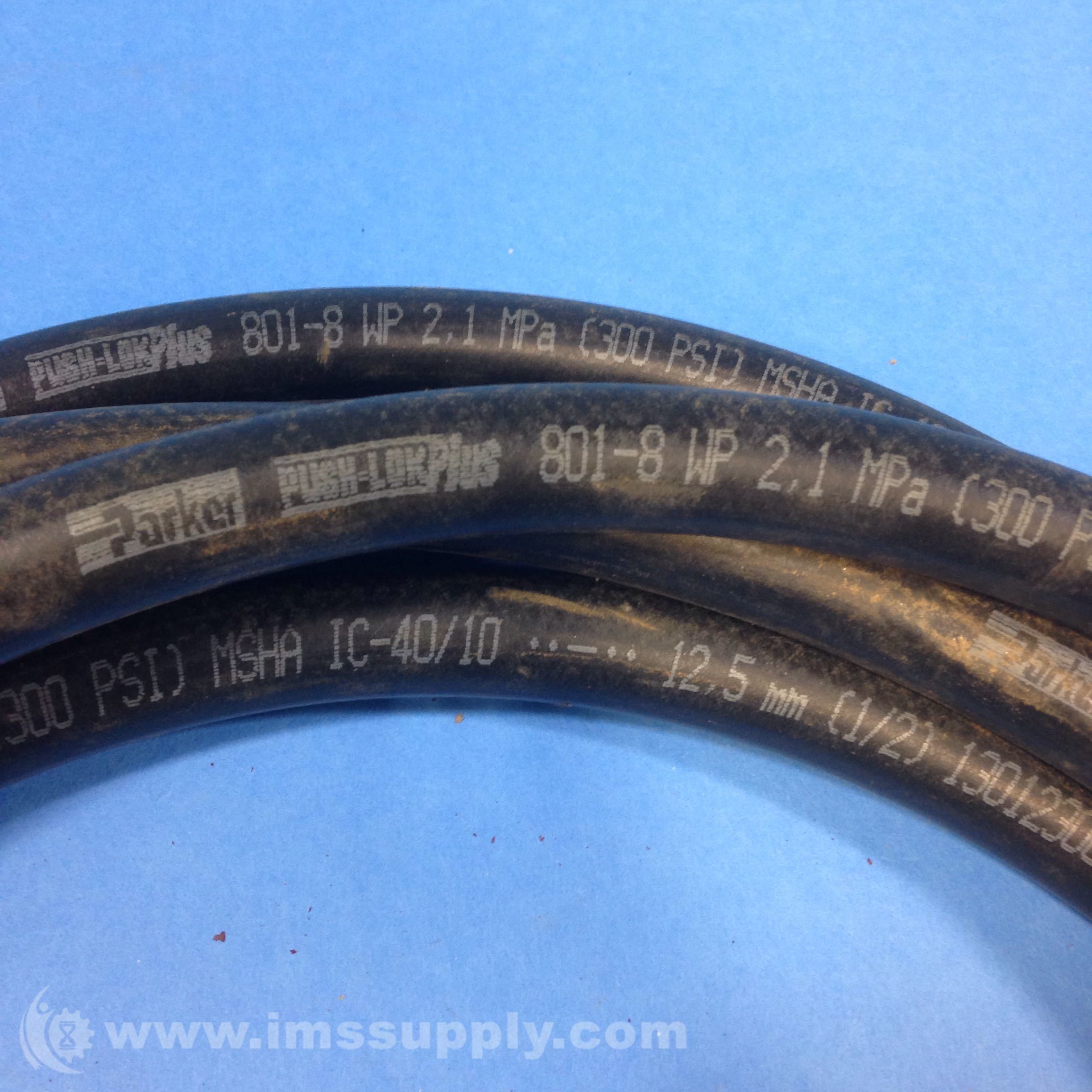 Parker Push Lok Plus 801-8 250 Plus Hose with Connectors - IMS Supply