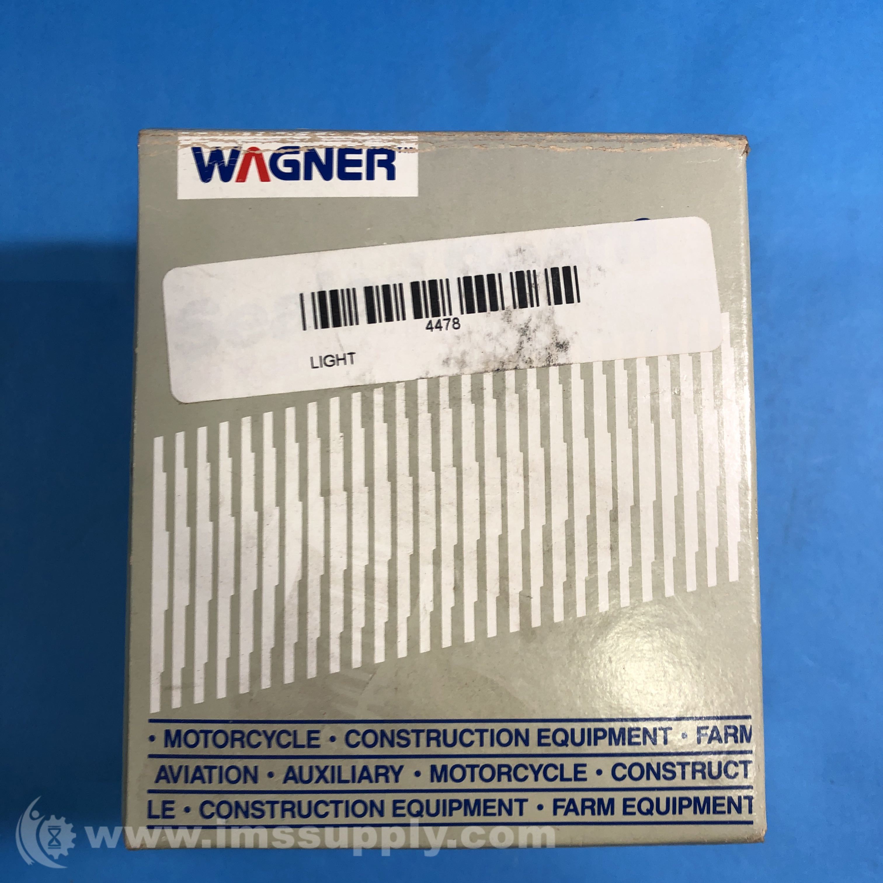 Wagner 4478 Sealed Beam Flood Lamp, 13 Volts - IMS Supply