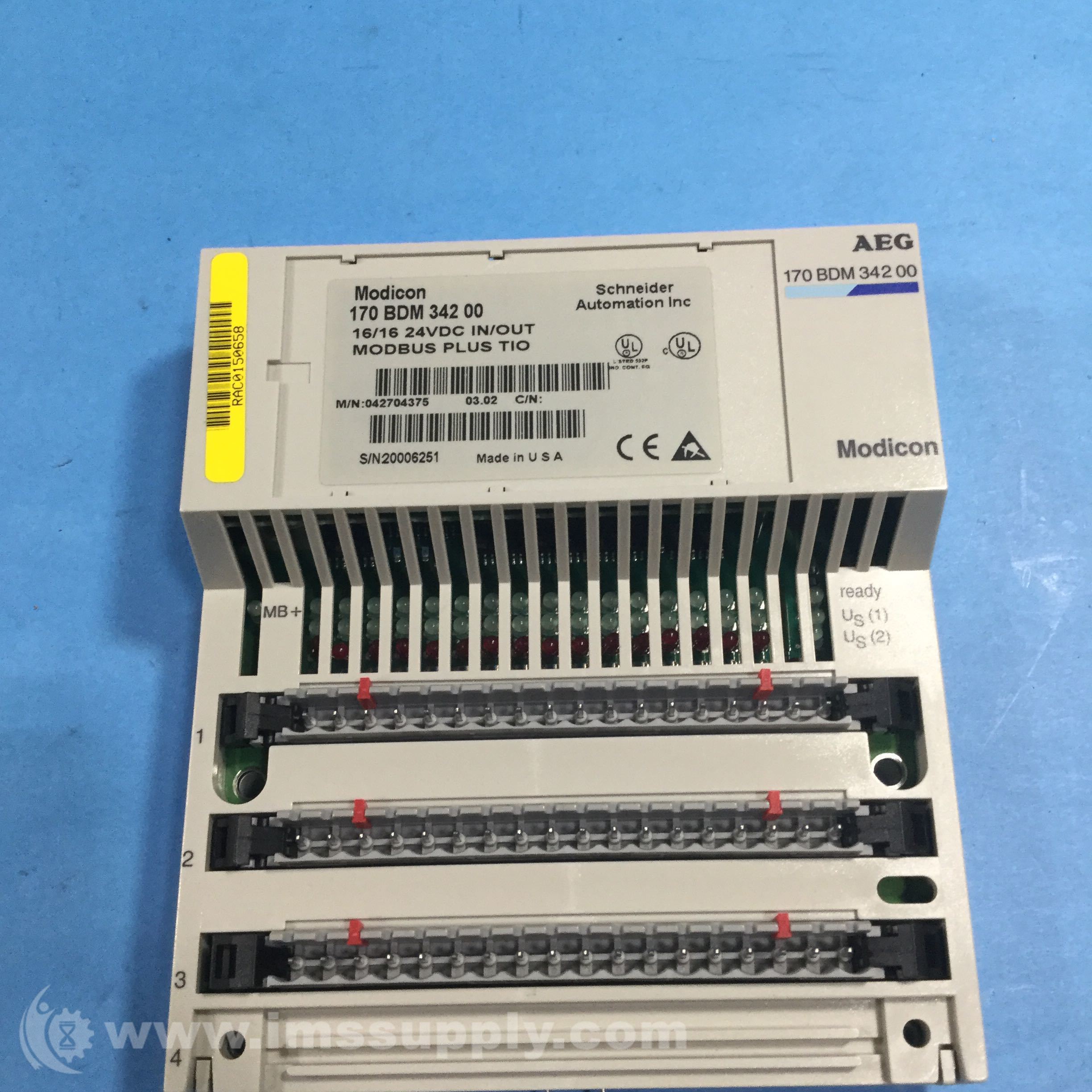 Modicon 170BDM34200 Momentum Remote I/O Module - IMS Supply
