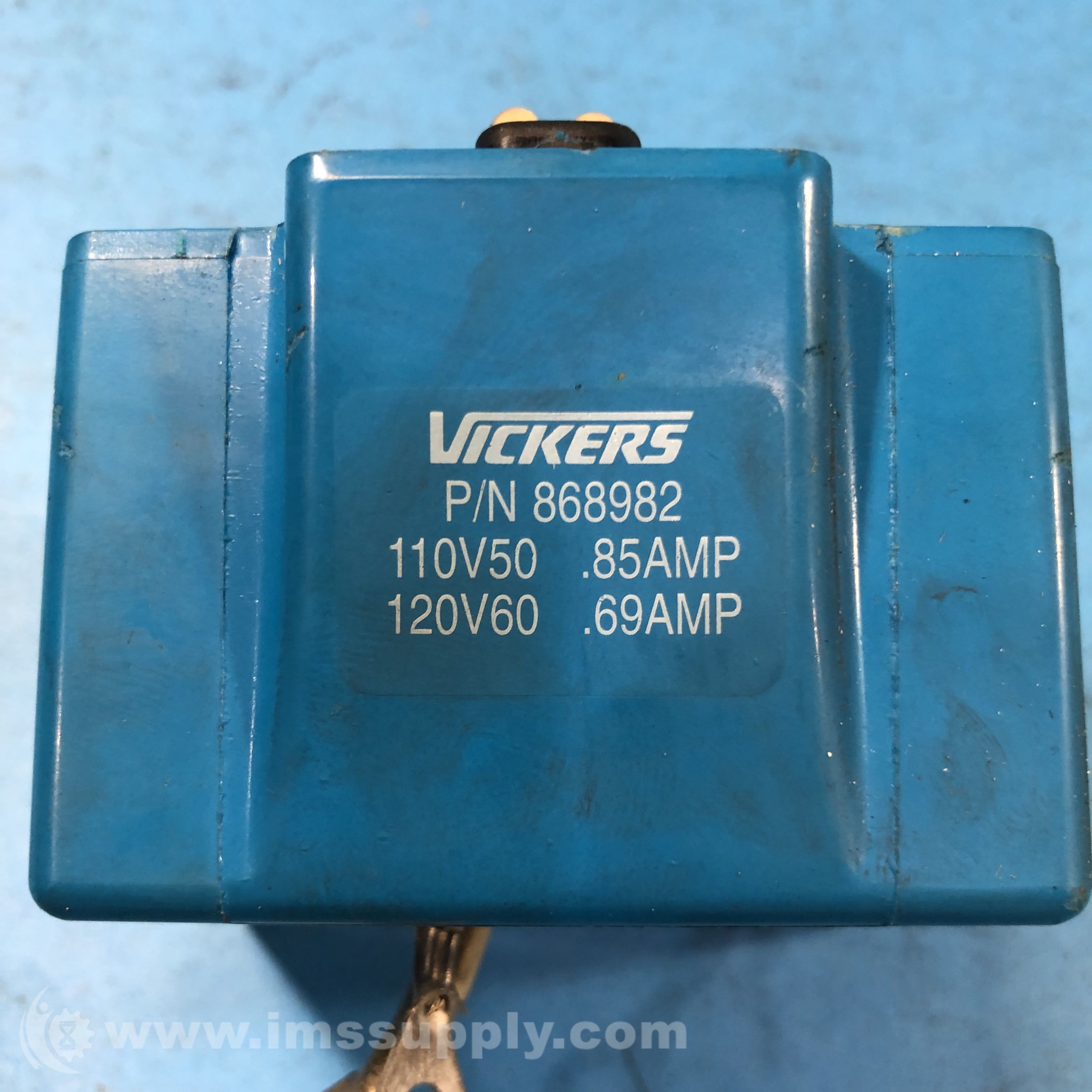 Vickers 868982 Coil, 110 VAC 50 Hz or 120 VAC 60 Hz - IMS Supply