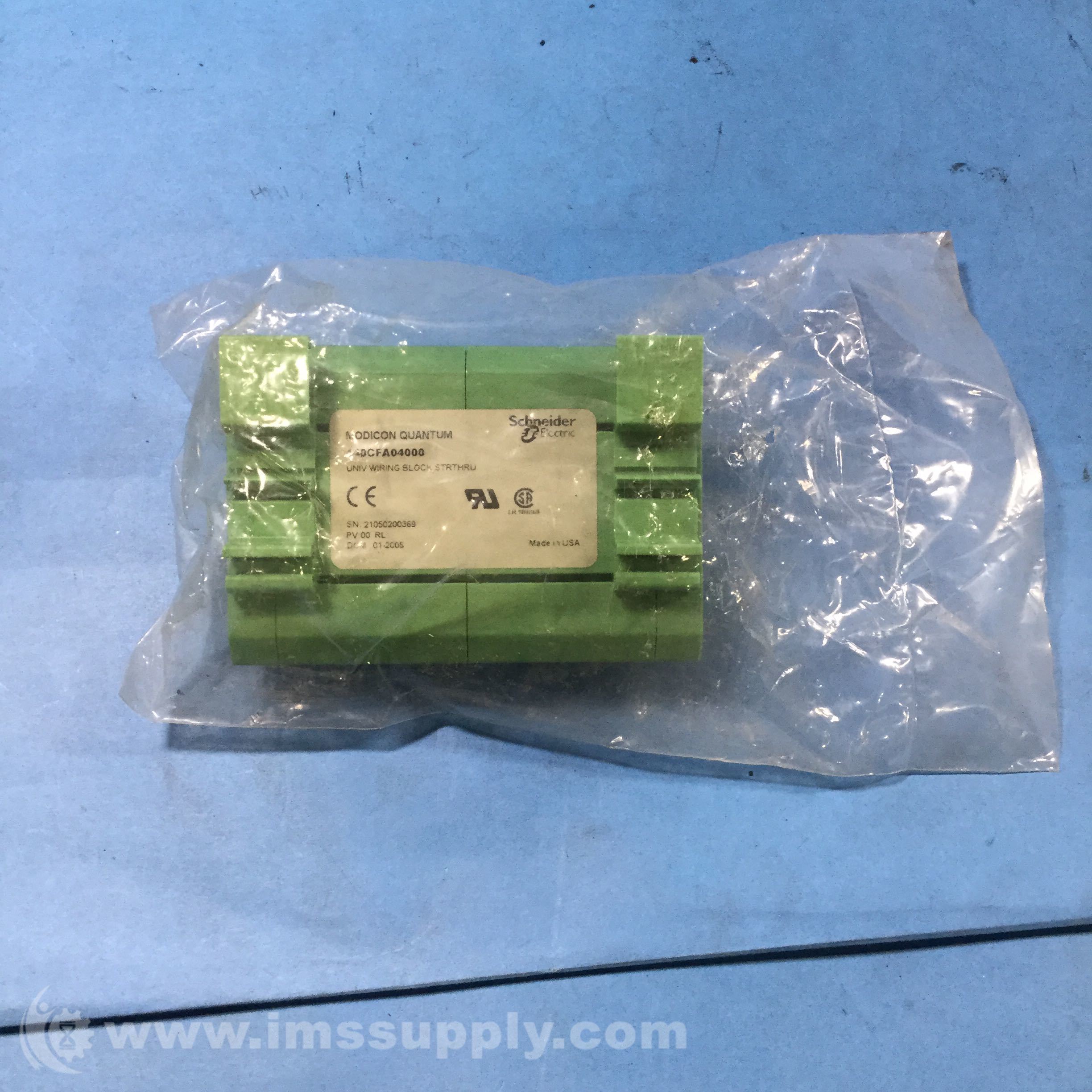 Schneider Automation Inc 140 CFA 040 00 Universal Wiring Block - IMS Supply