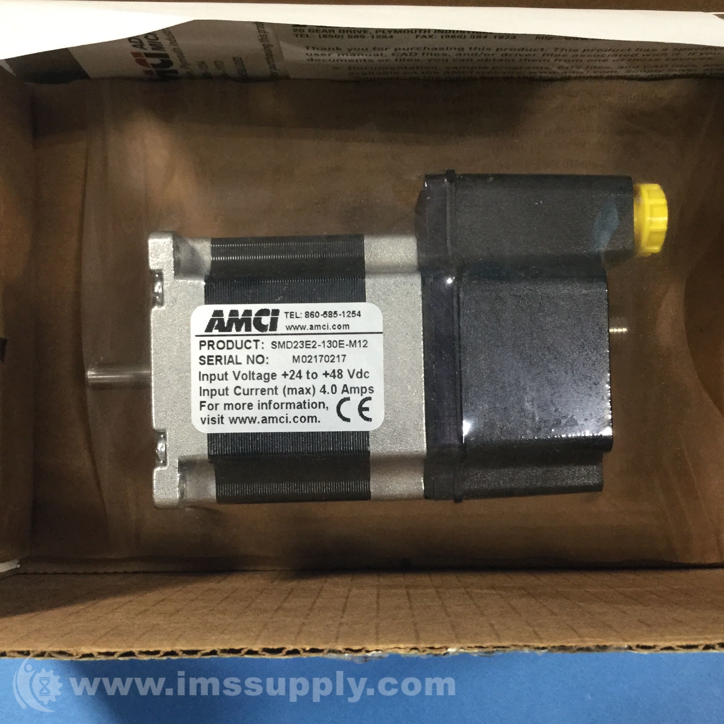 AMCI SMD23E-130E-M12 Integrated Stepper Motor Package - IMS Supply