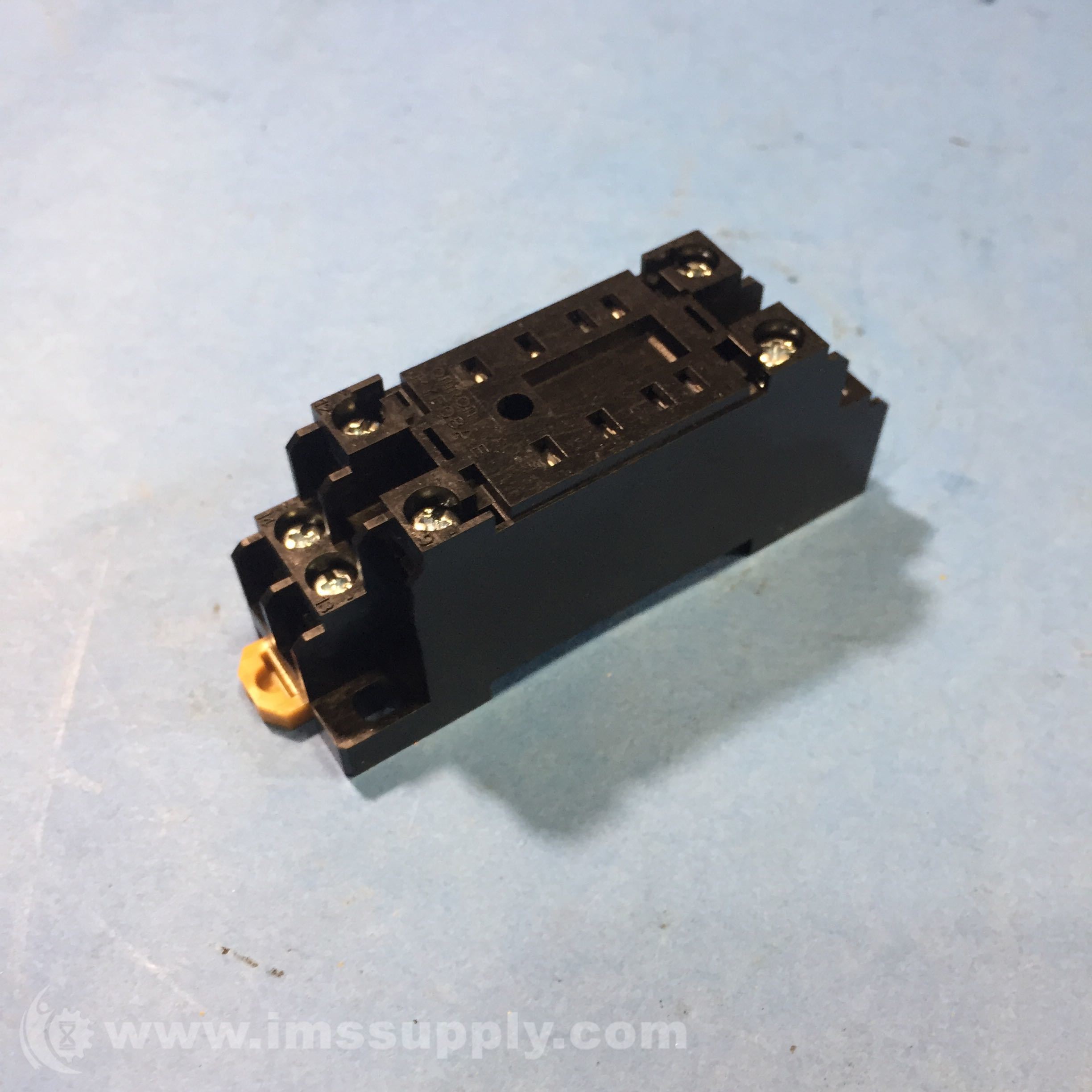 Omron PYF08A-E Relay Socket, DIN Rail, Screw, 8 Pins - IMS Supply
